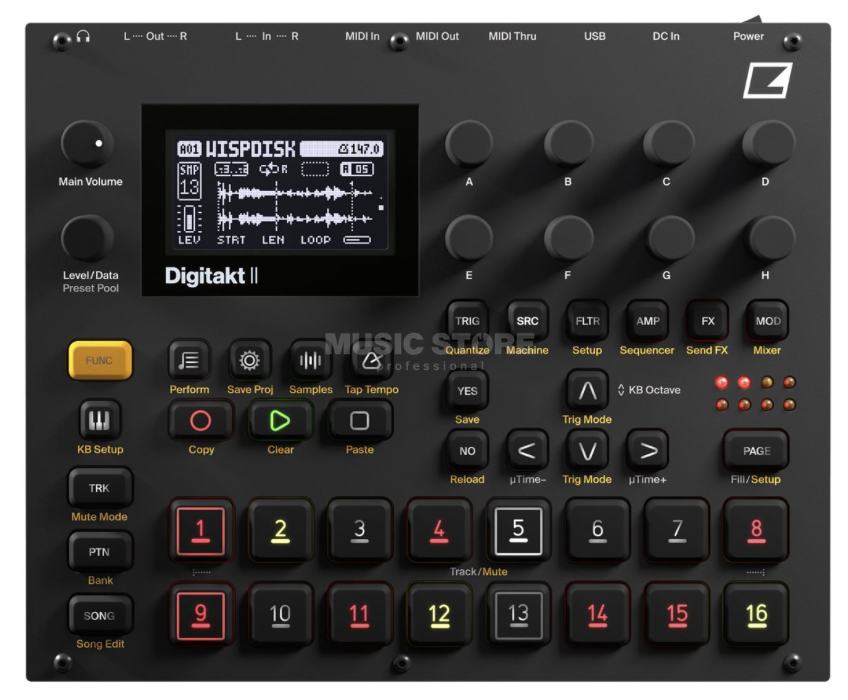 Vends Elektron Digitakt 2 (Rhône-Alpes) - Audiofanzine