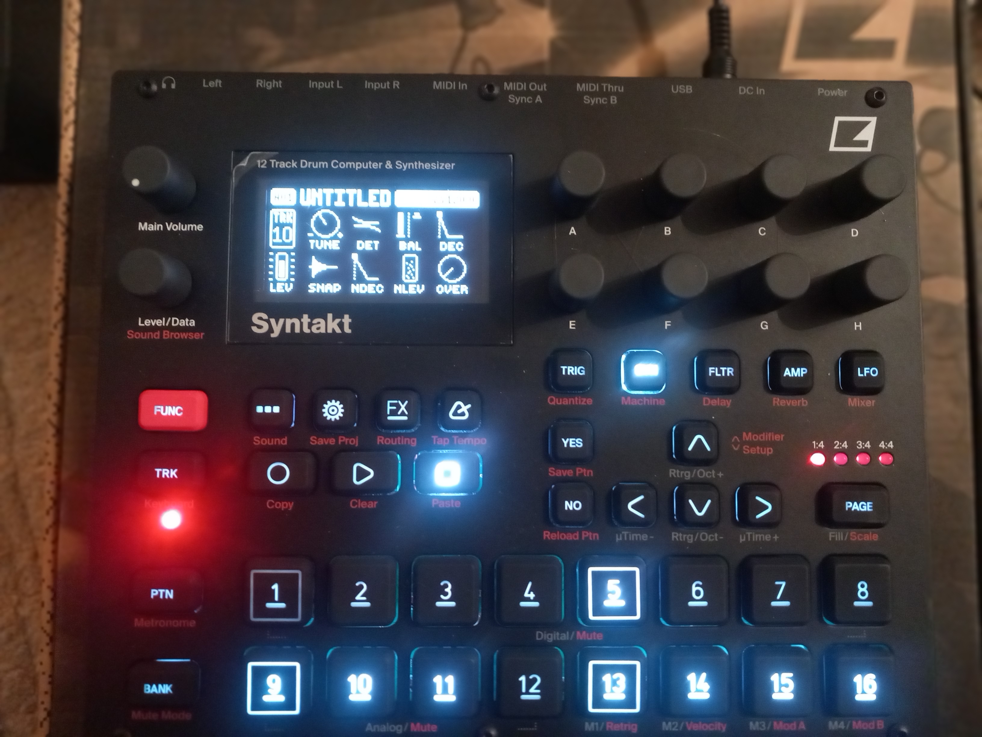 Syntakt - Elektron Syntakt - Audiofanzine