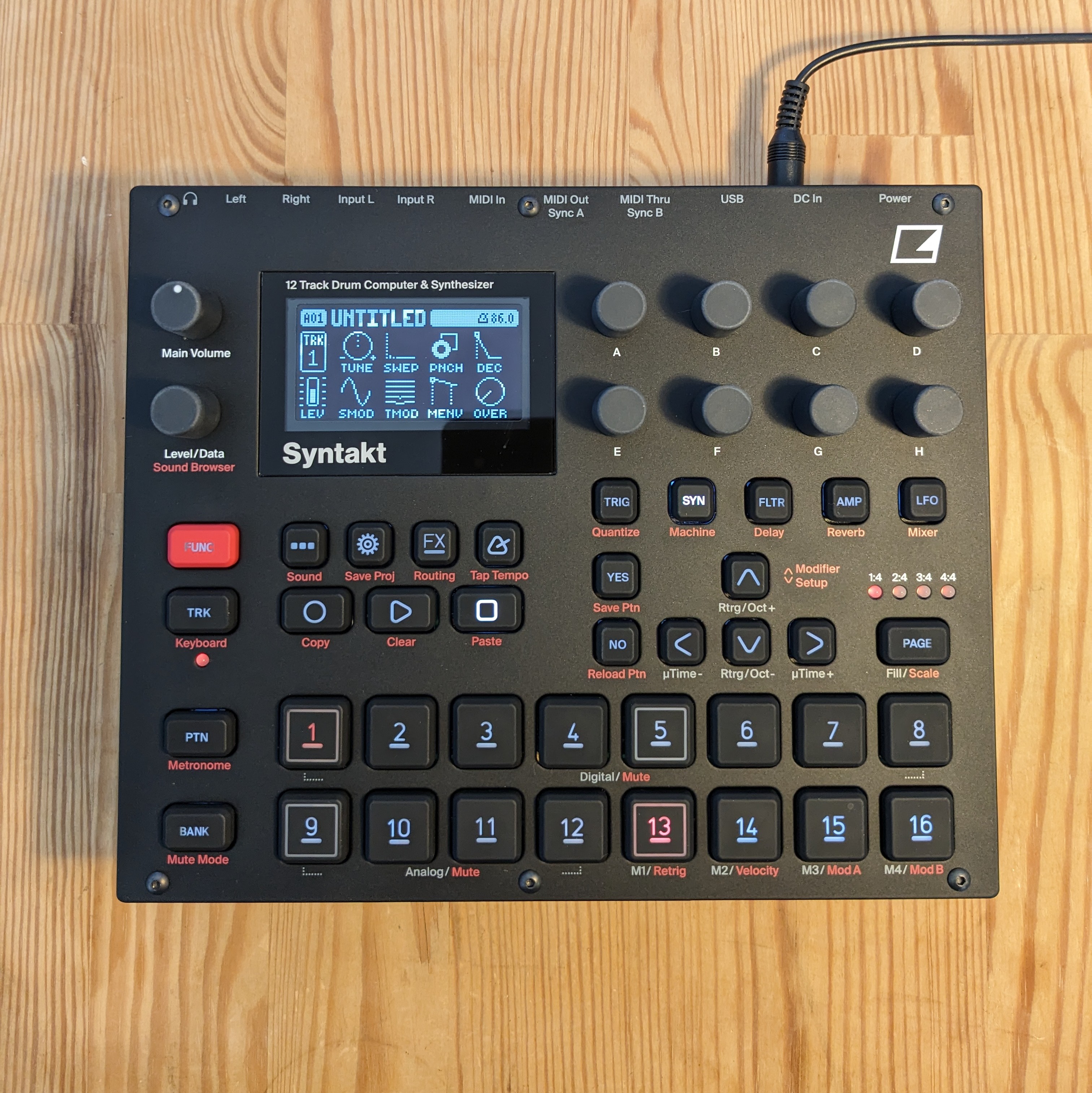 Syntakt - Elektron Syntakt - Audiofanzine