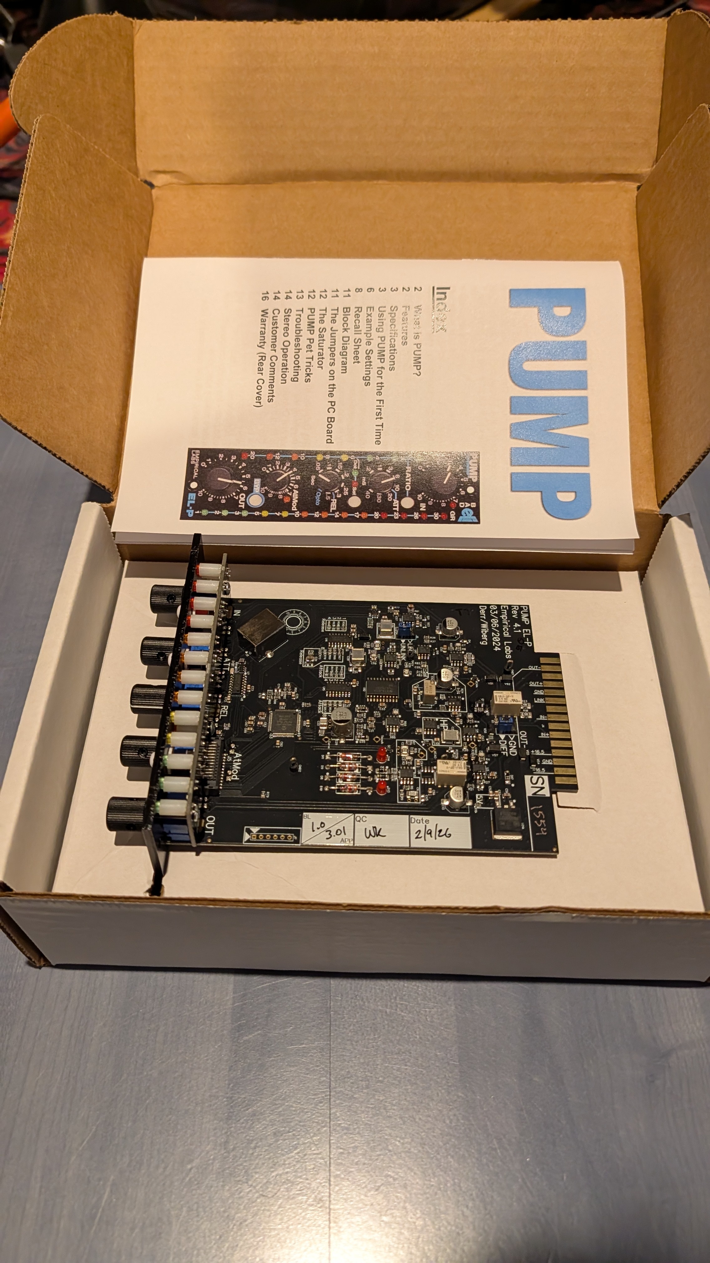 Empirical Labs Pump occasion (Ile-de-France) - Audiofanzine