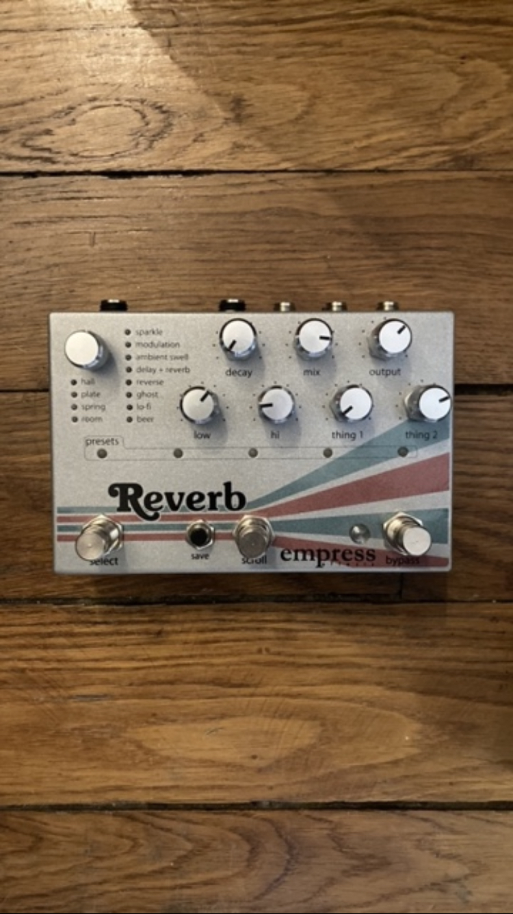 Reverb - Empress Effects Reverb - Audiofanzine