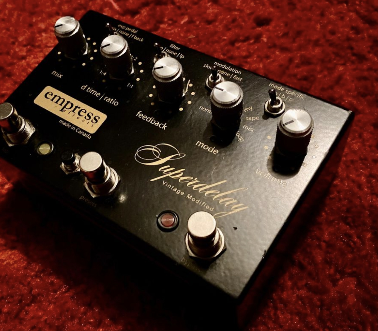 Superdelay Vintage Modified Empress Effects - Audiofanzine