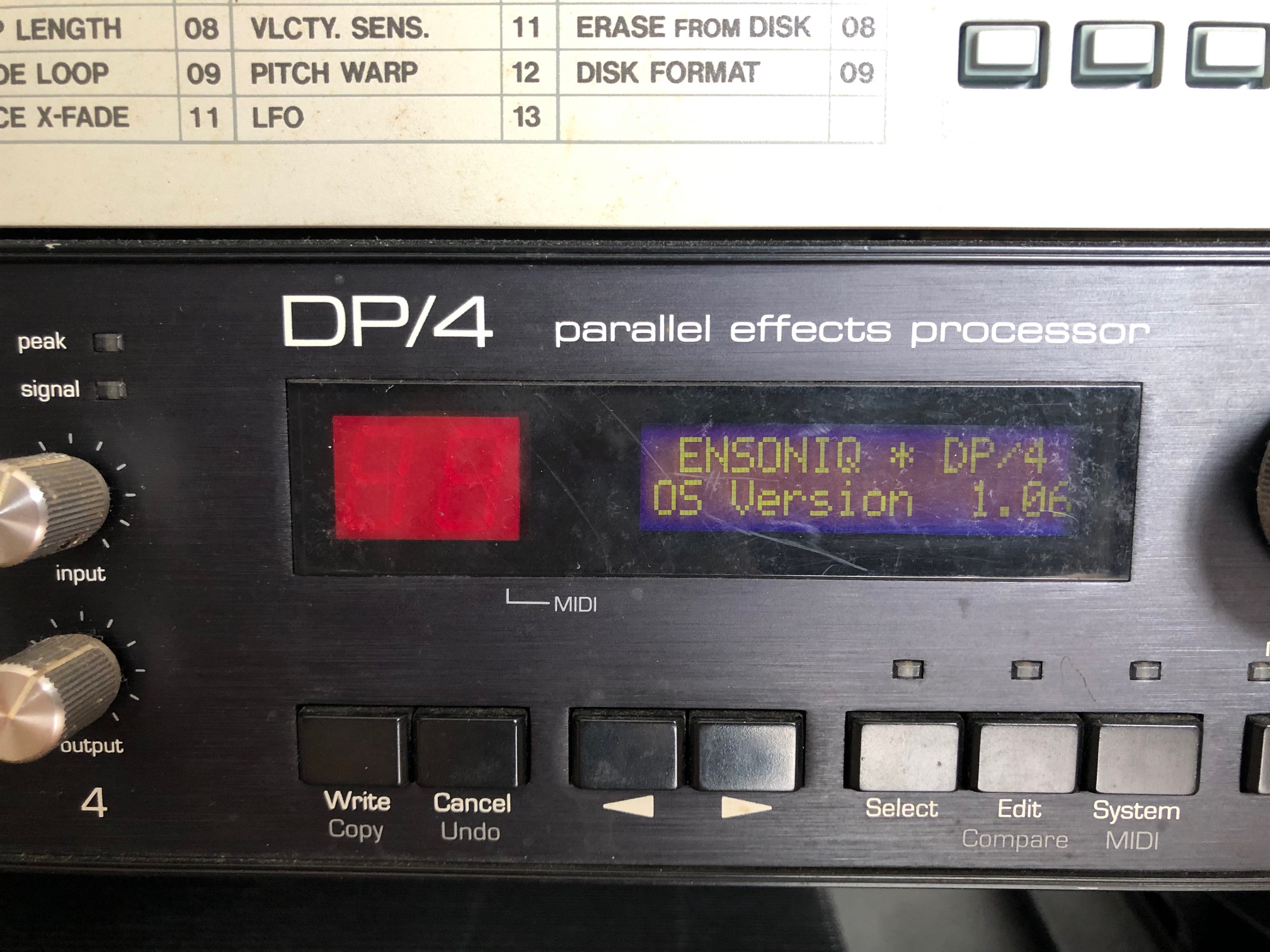 DP4 - Ensoniq DP4 - Audiofanzine