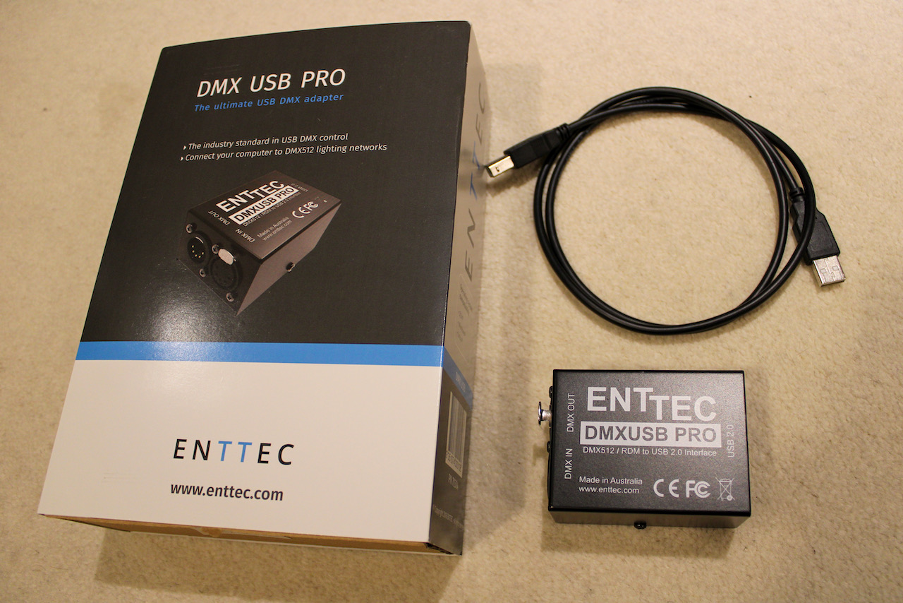 DMX USB Pro Interface - Enttec DMX USB Pro Interface - Audiofanzine