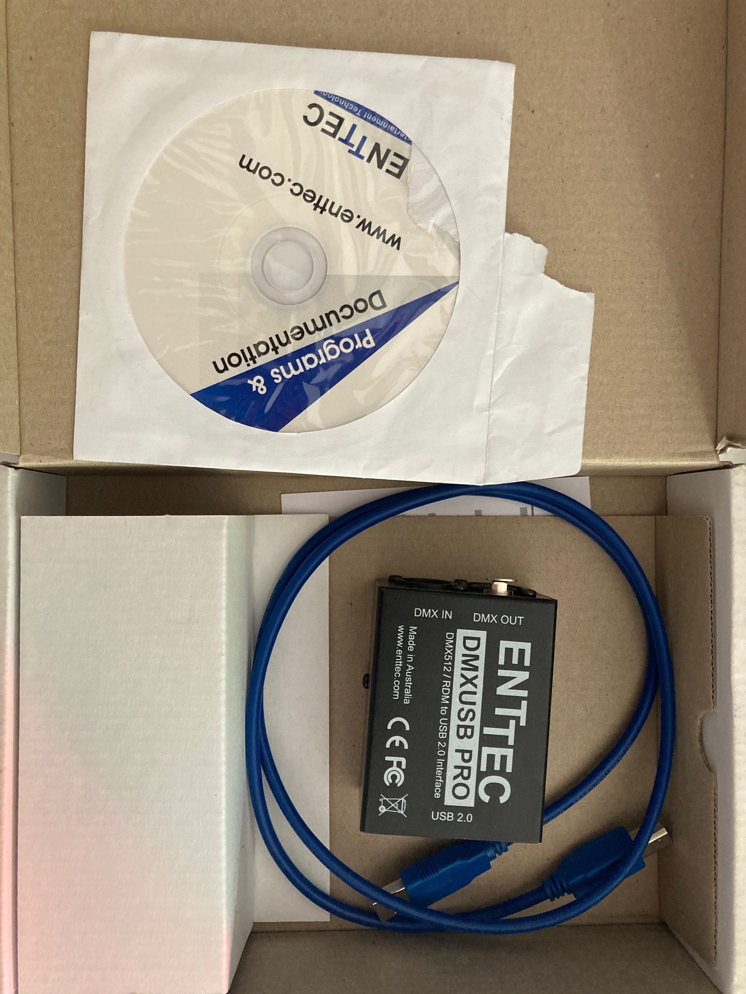 DMX USB Pro Interface - Enttec DMX USB Pro Interface - Audiofanzine