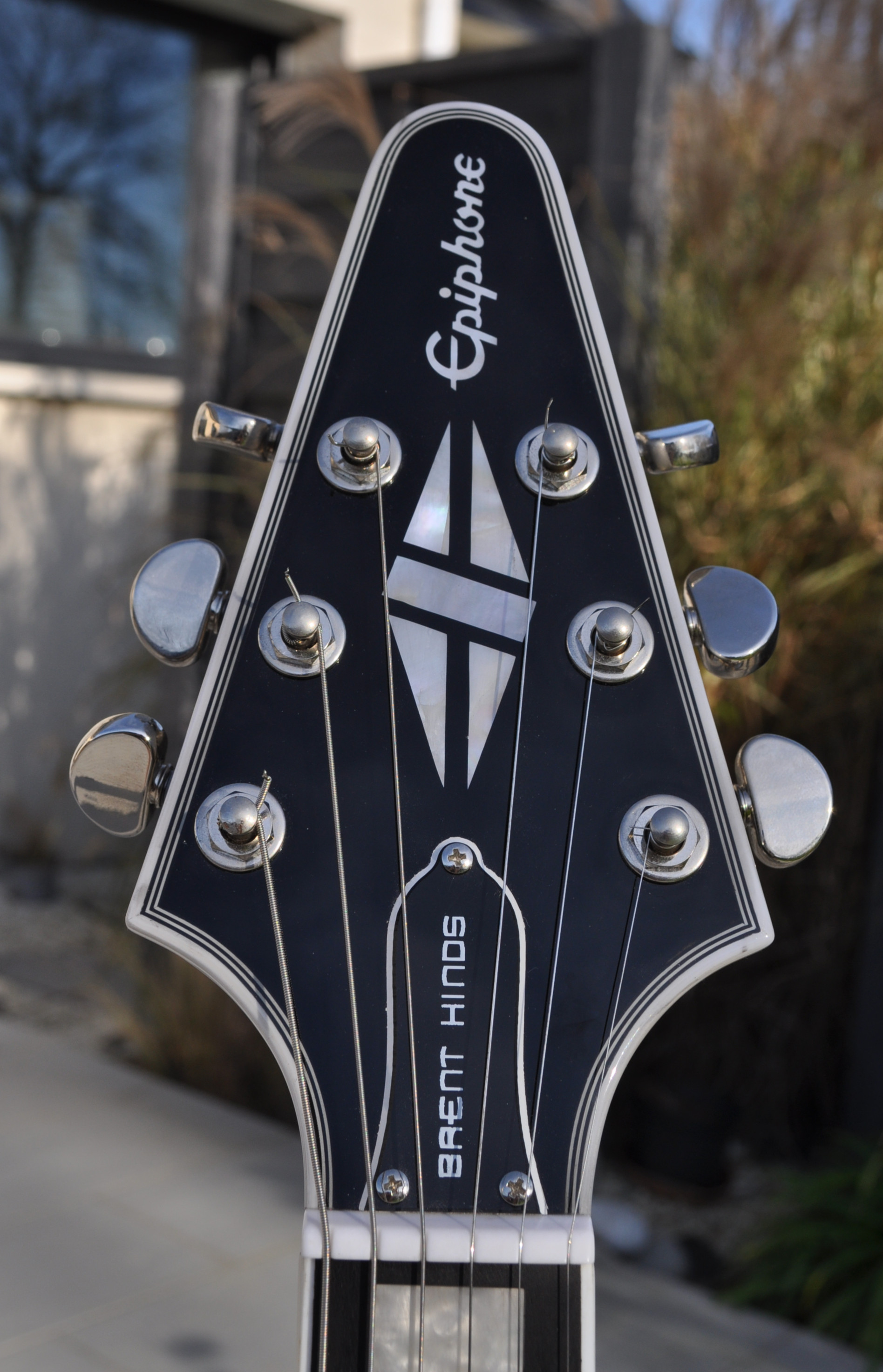 Brent Hinds Flying-V Custom Epiphone - Audiofanzine