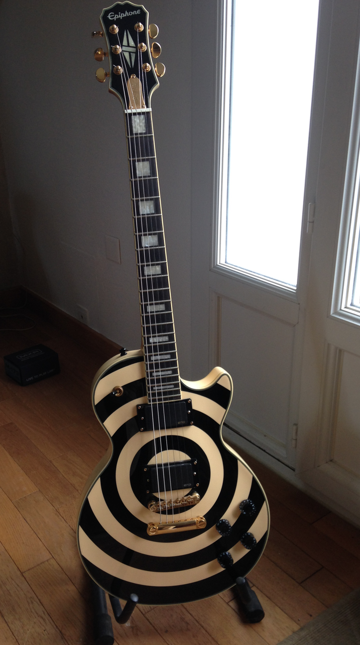 Zakk Wylde Les Paul Custom Plus Bullseye Epiphone - Audiofanzine