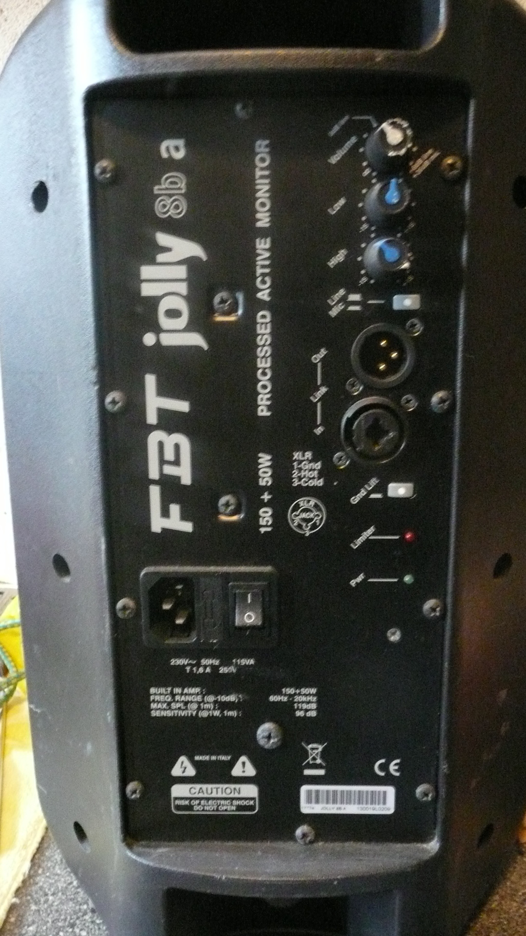 JOLLY 8B A - FBT Jolly 8b a - Audiofanzine