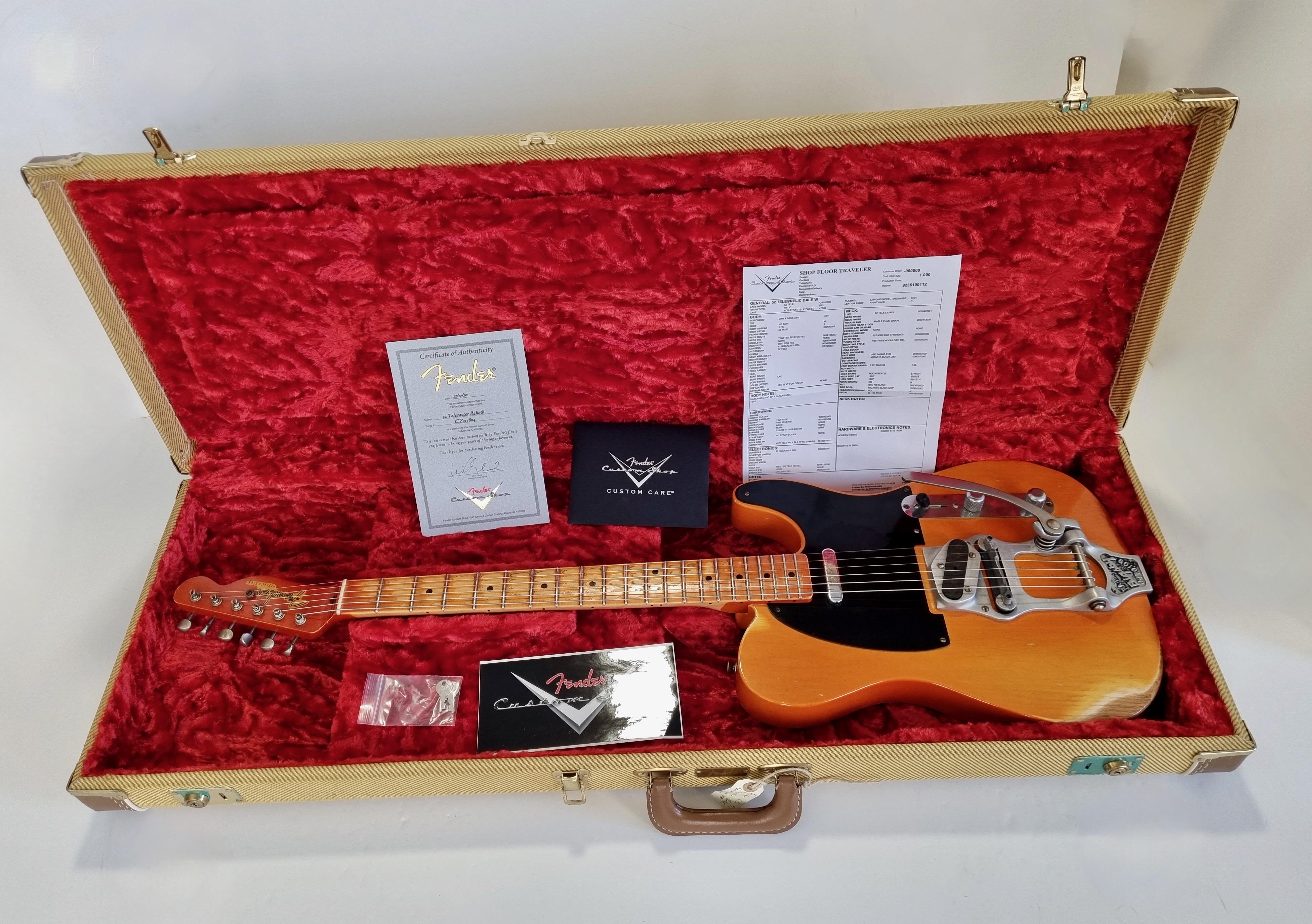 Custom Shop '52 Relic Telecaster Fender - Audiofanzine