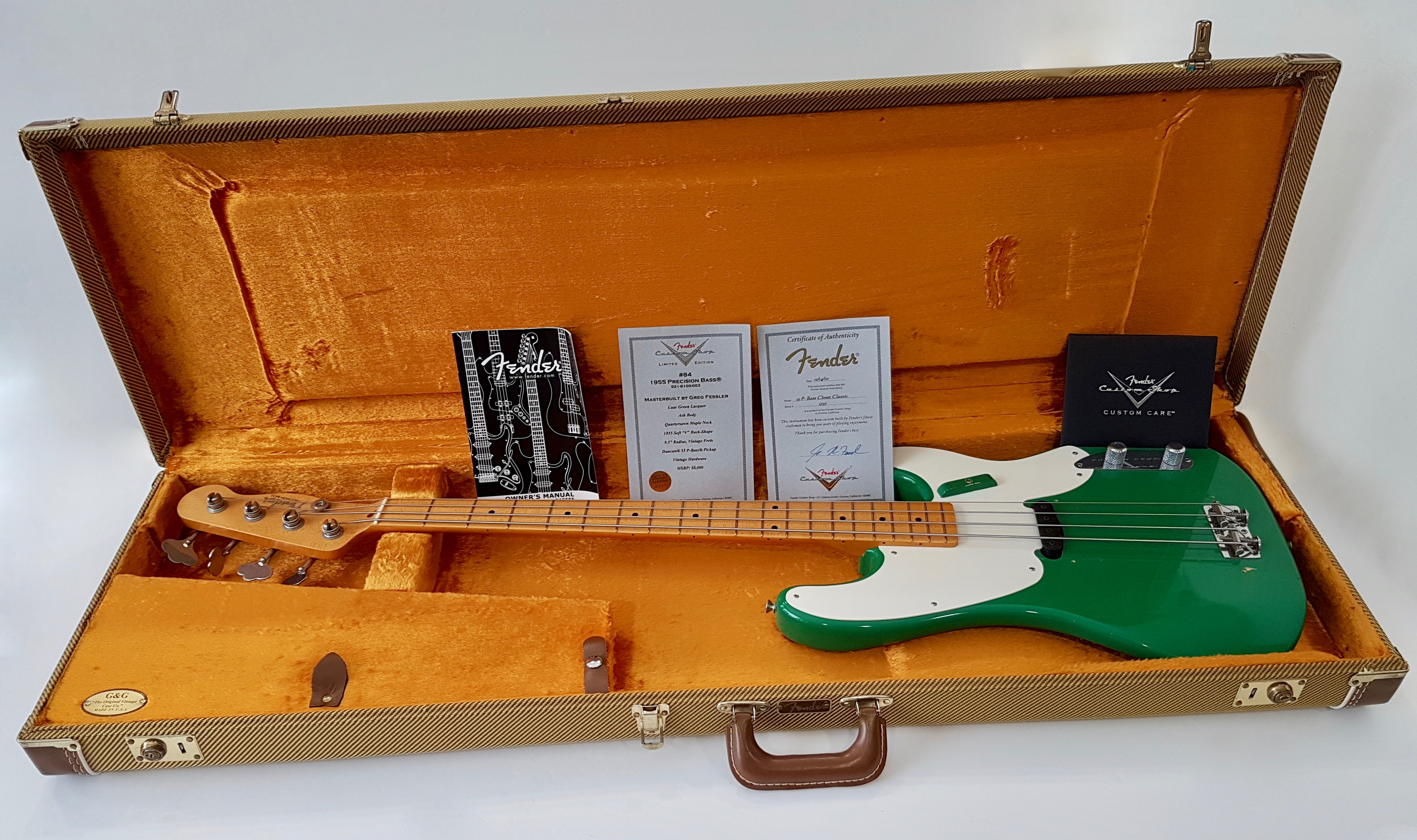 Custom Shop '55 Relic Precision Bass Fender - Audiofanzine