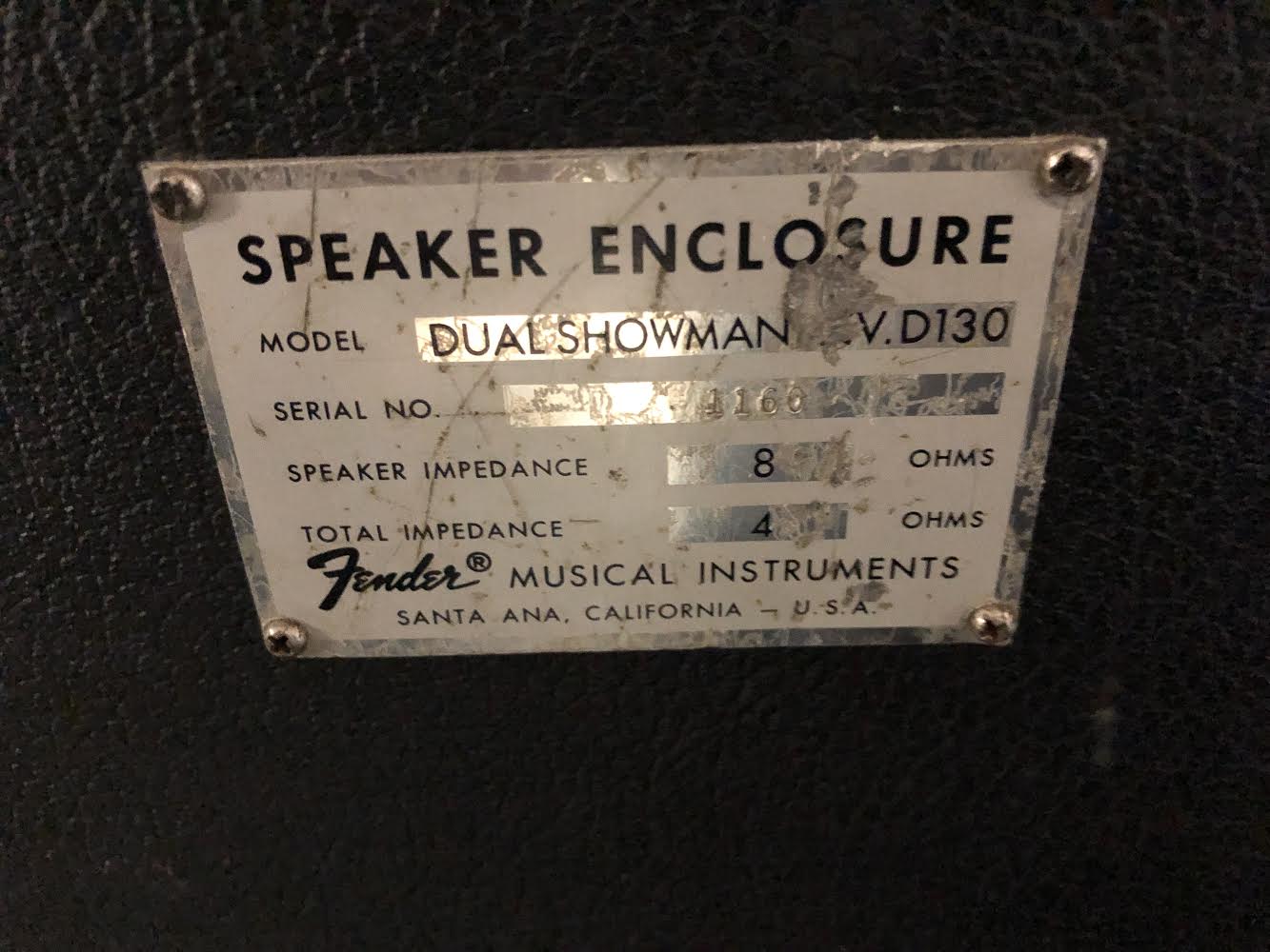 Dual Showman Reverb (SilverFace) Fender - Audiofanzine