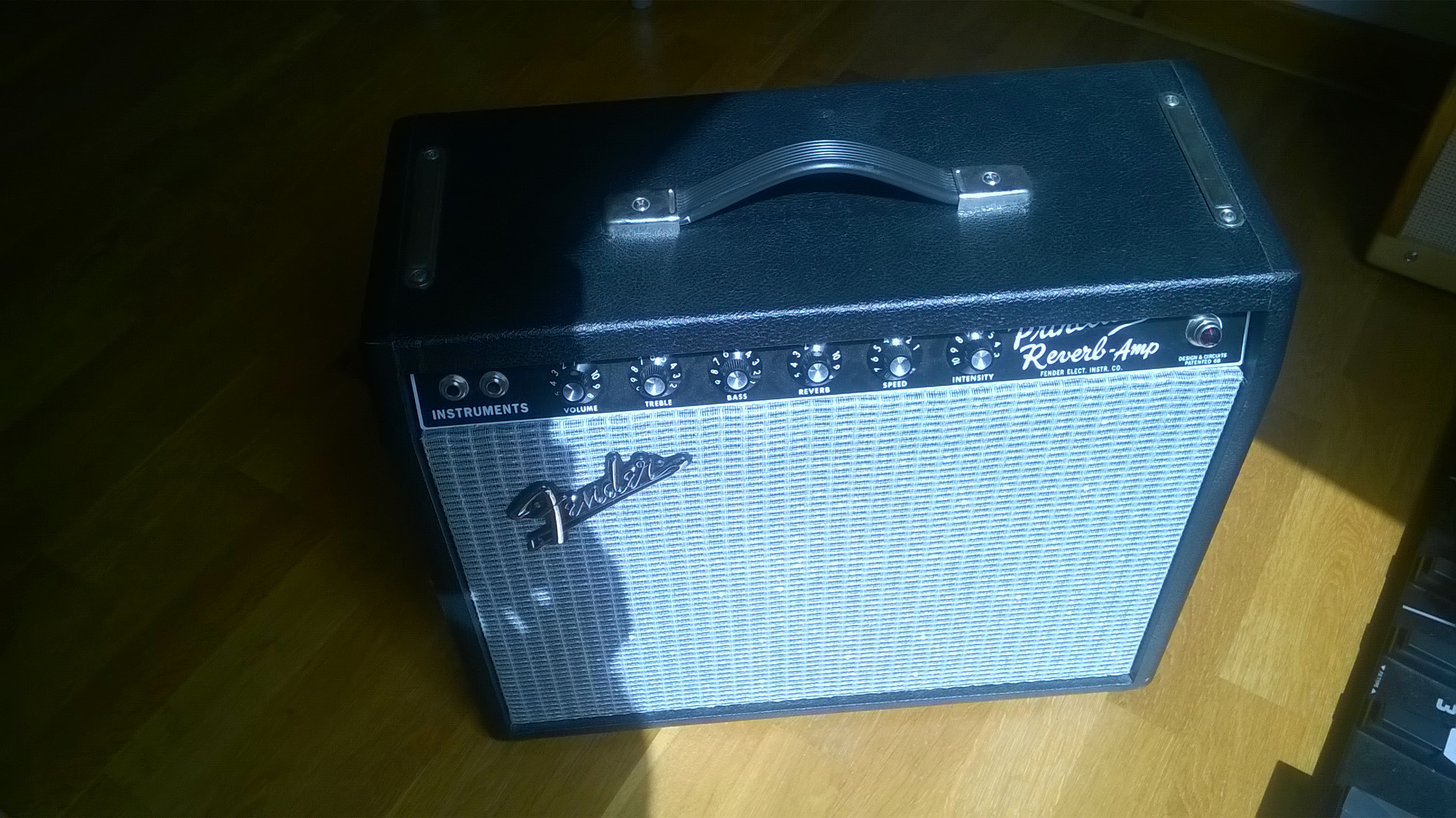 Princeton Reverb "Blackface" [1964-1967] Fender - Audiofanzine