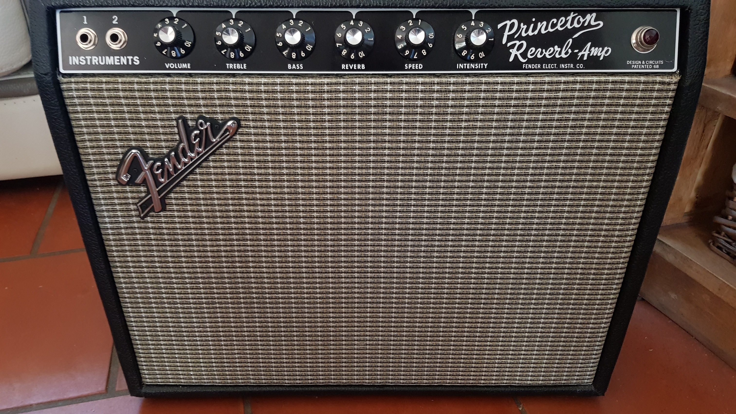 Princeton Reverb "Blackface" [1964-1967] Fender - Audiofanzine