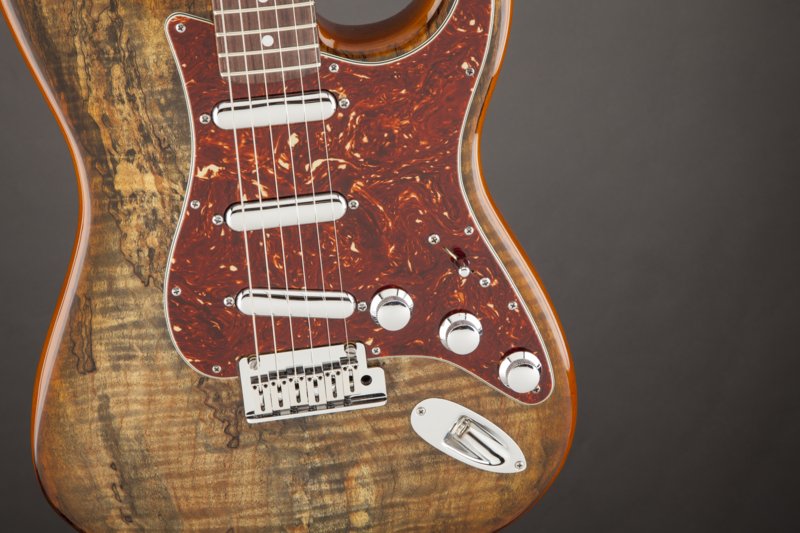 Spalted Maple Top Artisan Stratocaster Maple Fender - Audiofanzine
