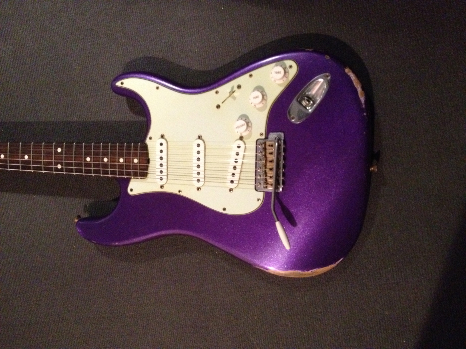 Achat Occasion Fender Stratocaster Custom Shop 60 Relic Metallic Purple ...