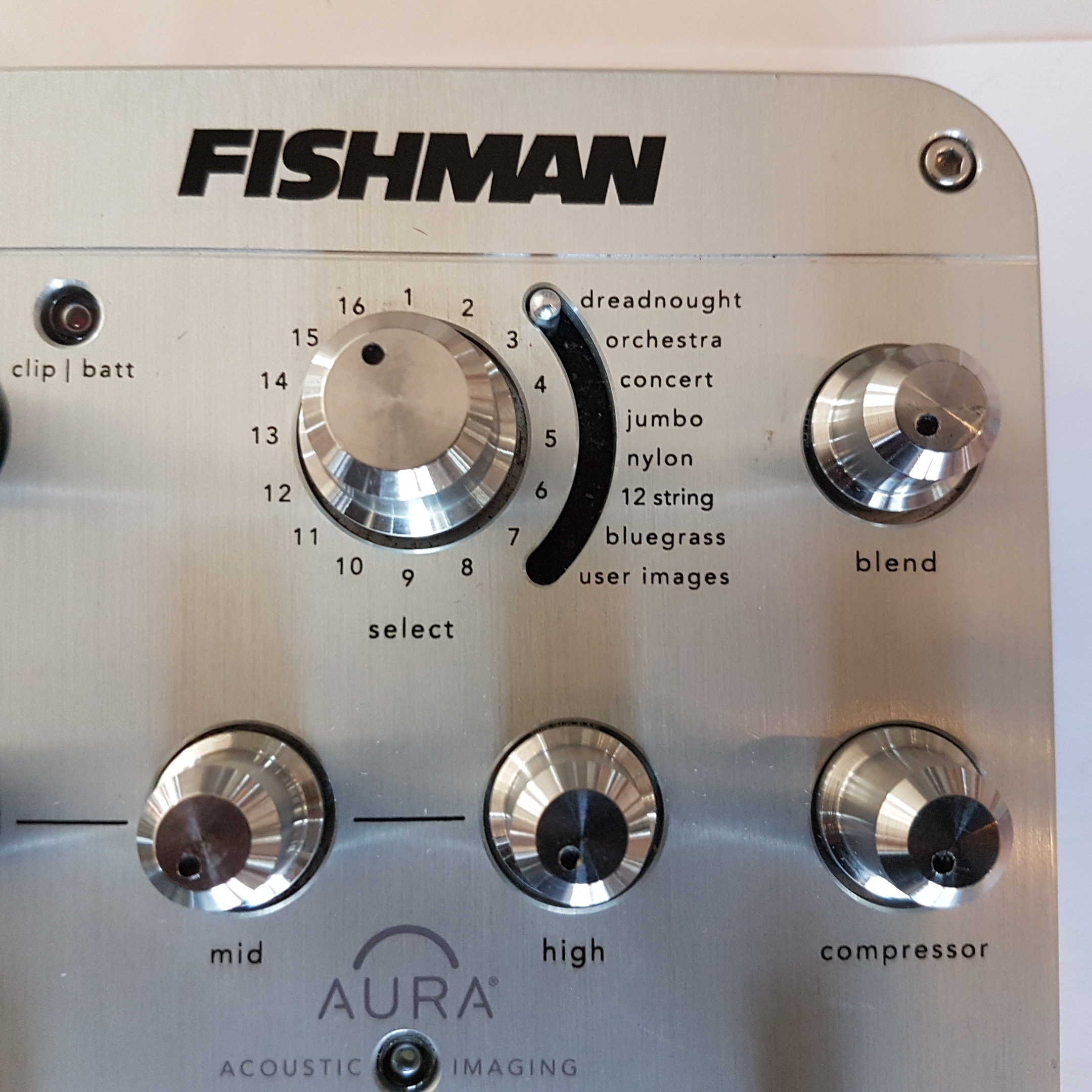 Aura Acoustic Imaging Pedal - Dreadnought Fishman - Audiofanzine