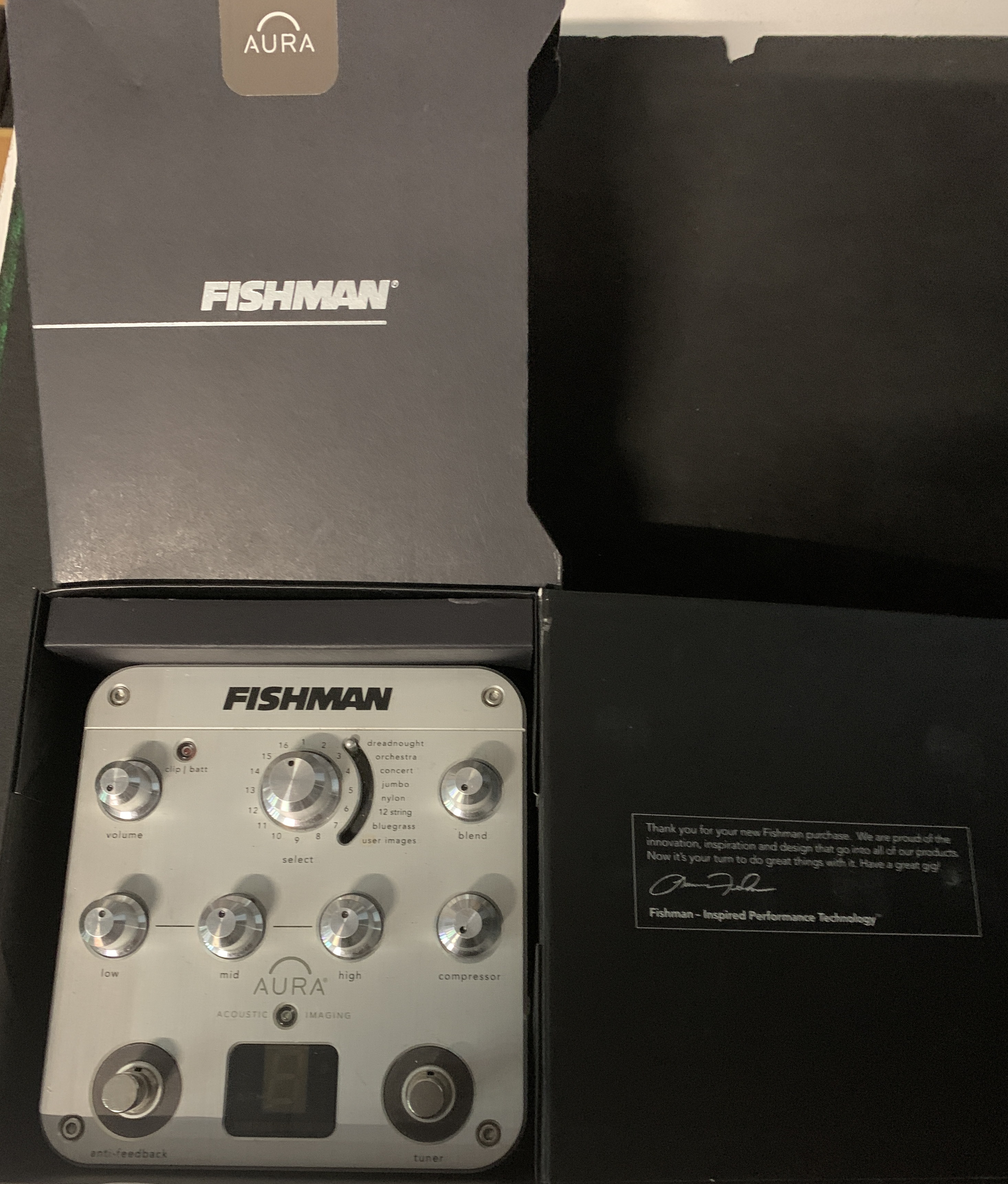 Aura Spectrum DI - Fishman Aura Spectrum DI - Audiofanzine