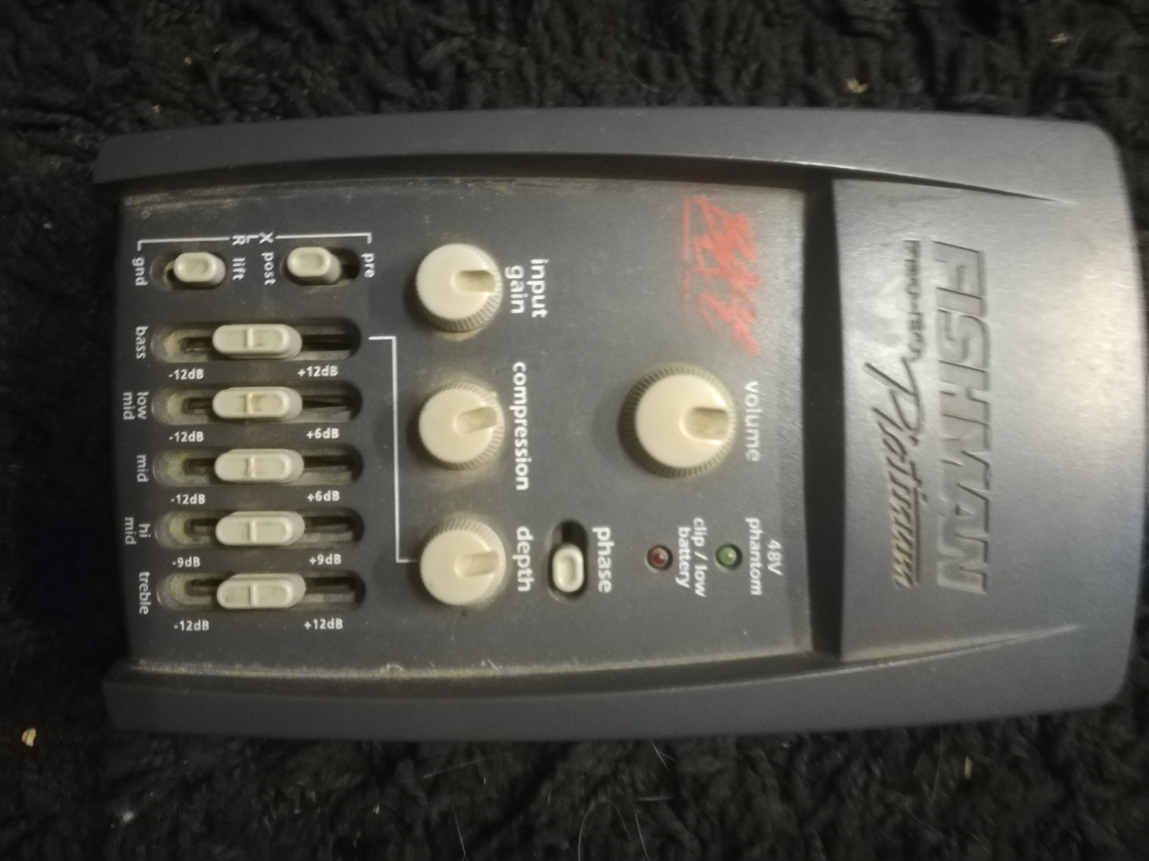 Pro-EQ Platinum Bass - Fishman Pro-EQ Platinum Bass - Audiofanzine