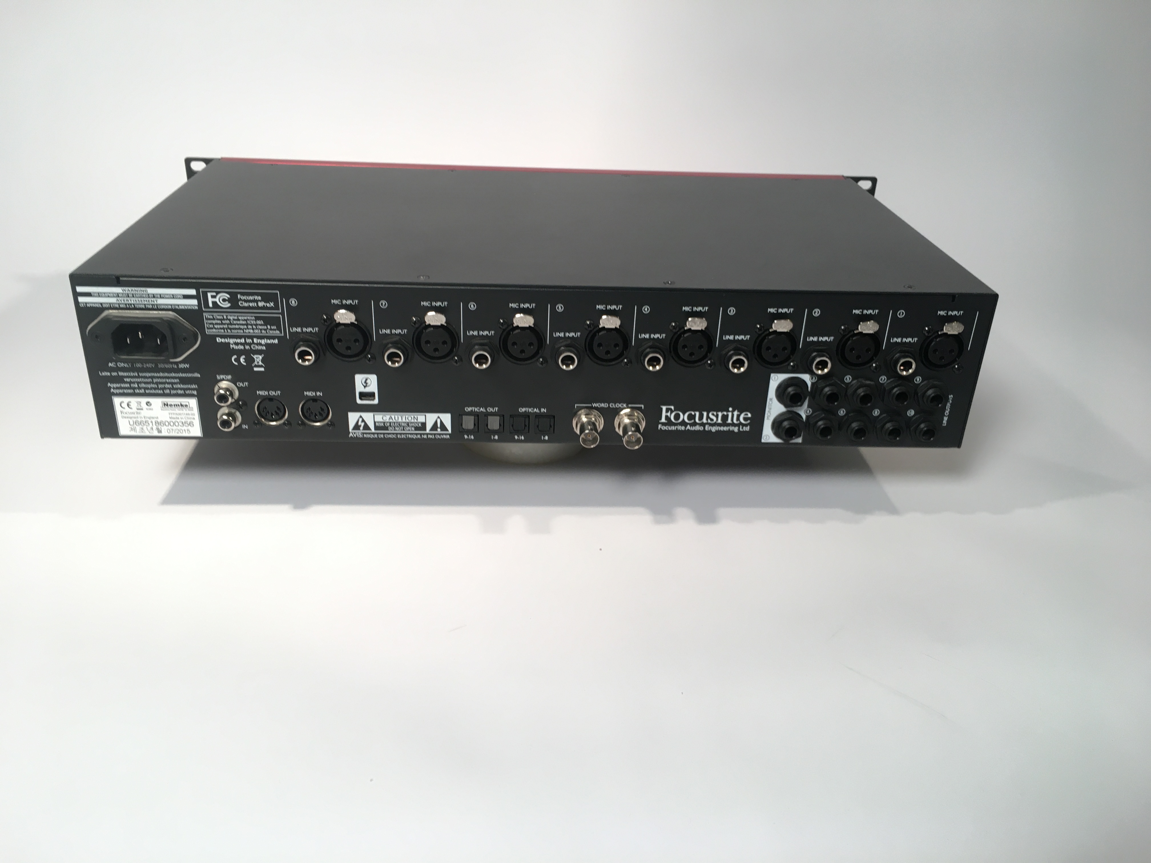 Clarett 8PreX - Focusrite Clarett 8PreX - Audiofanzine