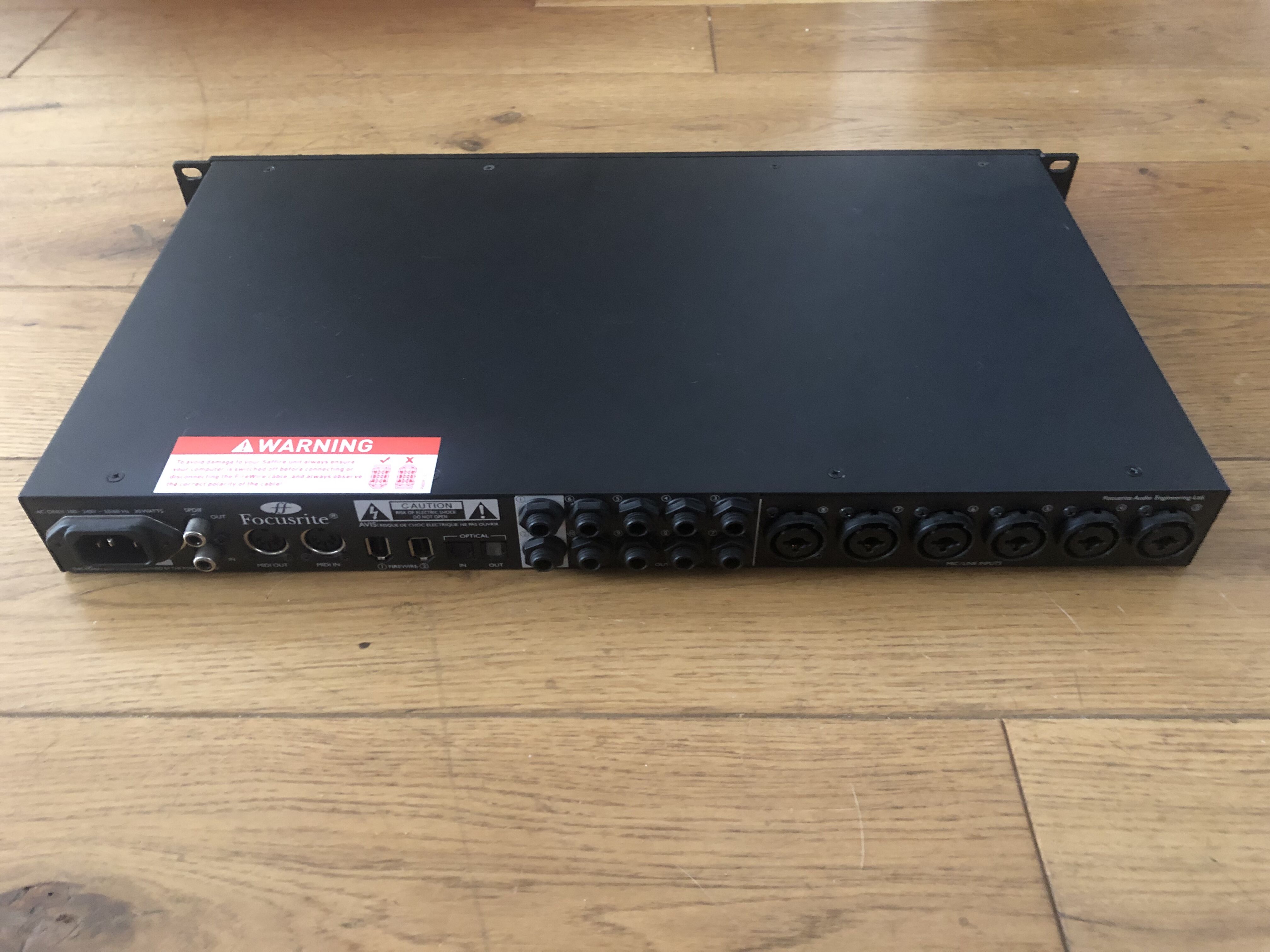 Saffire Pro 40 - Focusrite Saffire Pro 40 - Audiofanzine