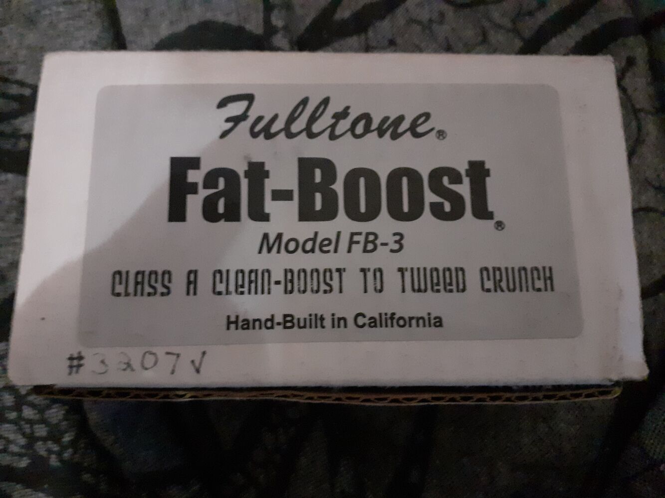 Fat-Boost FB-3 - Fulltone Fat-Boost FB-3 - Audiofanzine