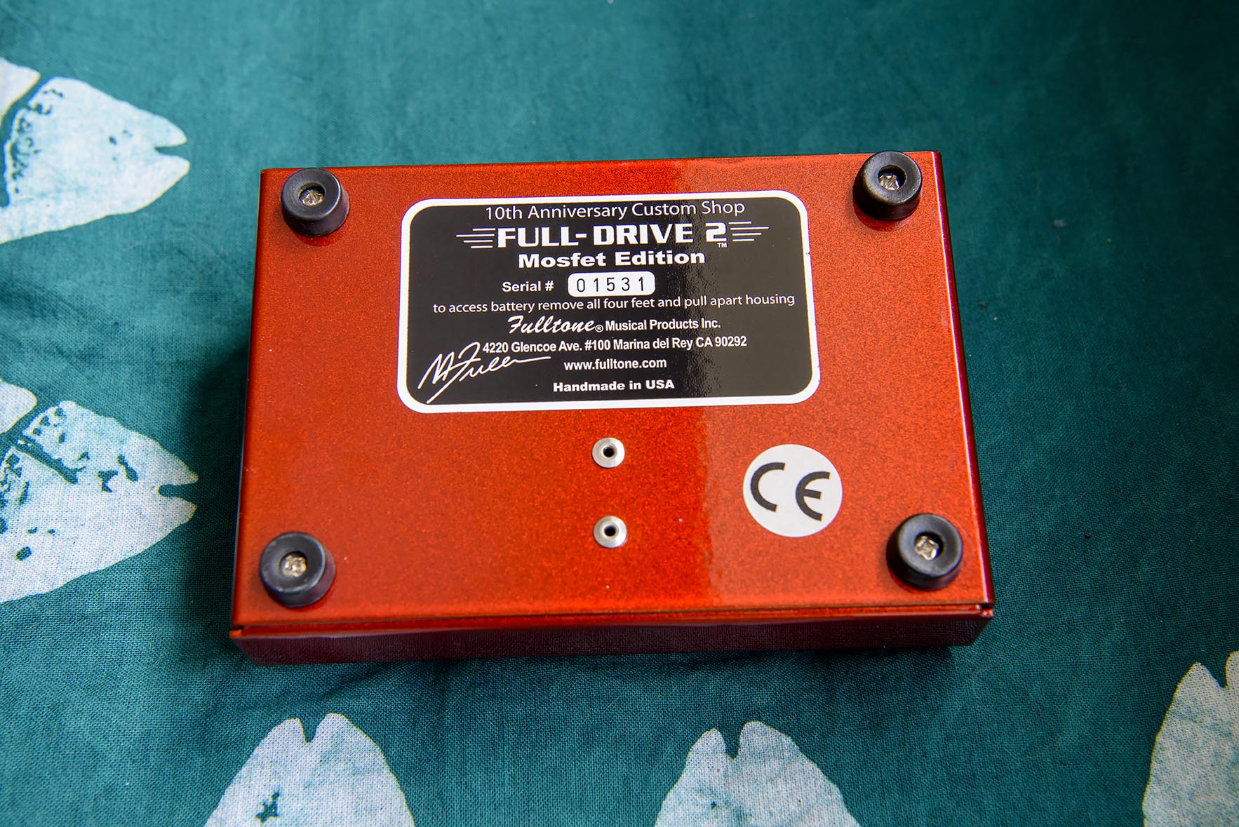 Full-Drive 2 - 10th Anniversary Mosfet Edition Fulltone - Audiofanzine