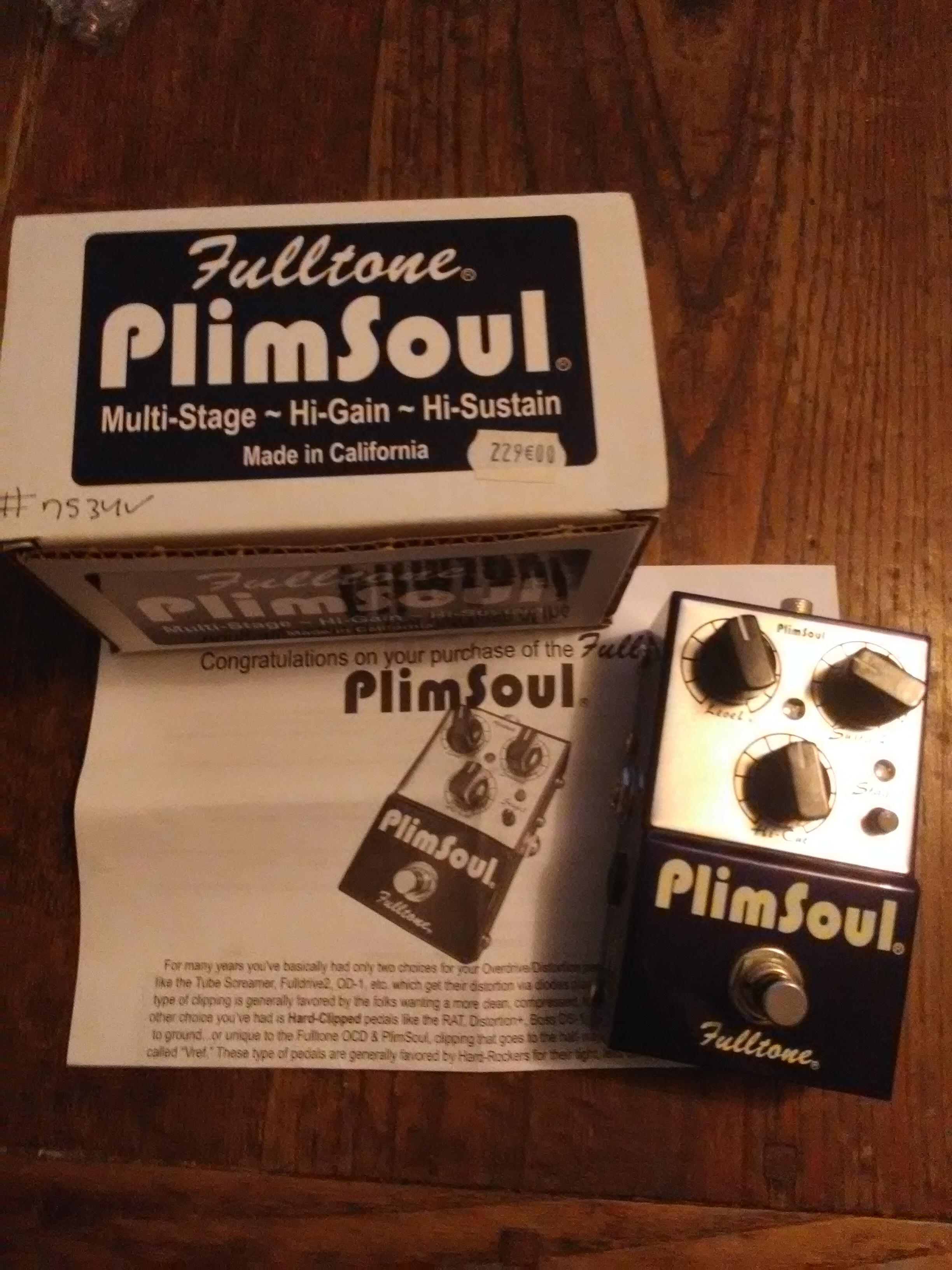 PlimSoul - Fulltone PlimSoul - Audiofanzine