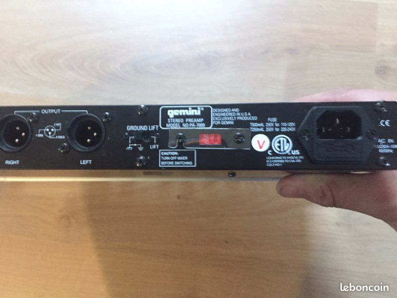 PA-7000 - Gemini DJ PA-7000 - Audiofanzine