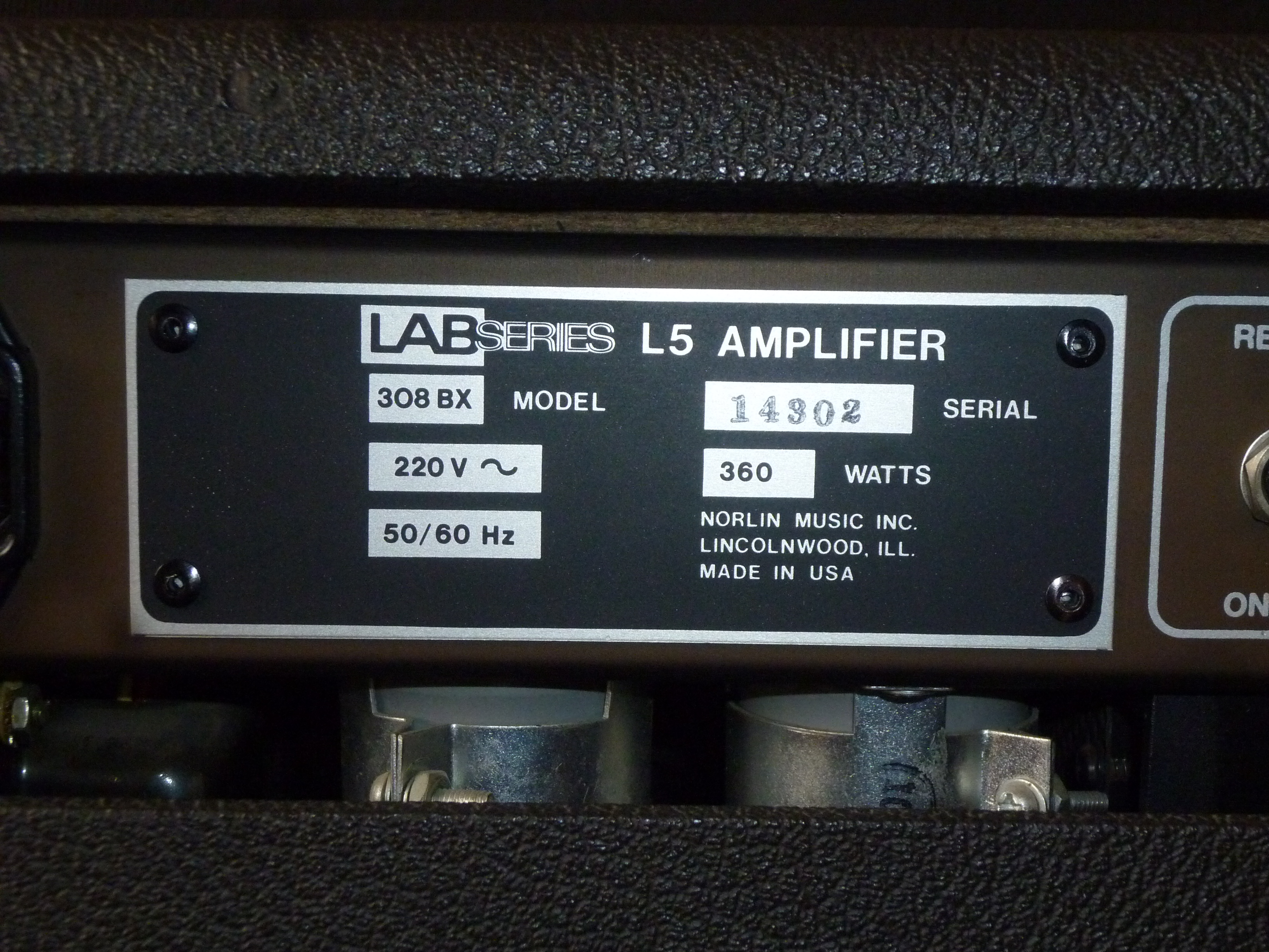 Lab Series L5 - Gibson Lab Series L5 - Audiofanzine