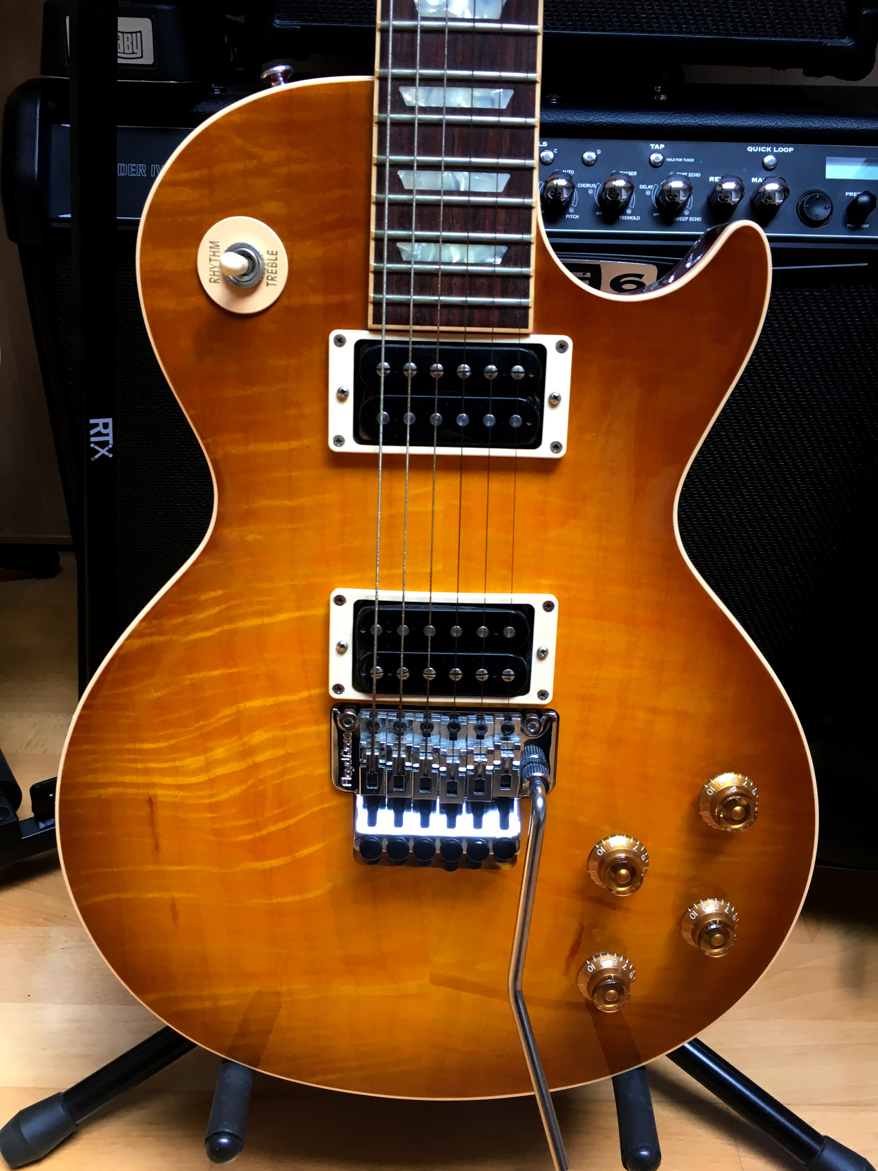 Les Paul Axcess Standard with Floyd Rose - Iced Tea Gibson - Audiofanzine