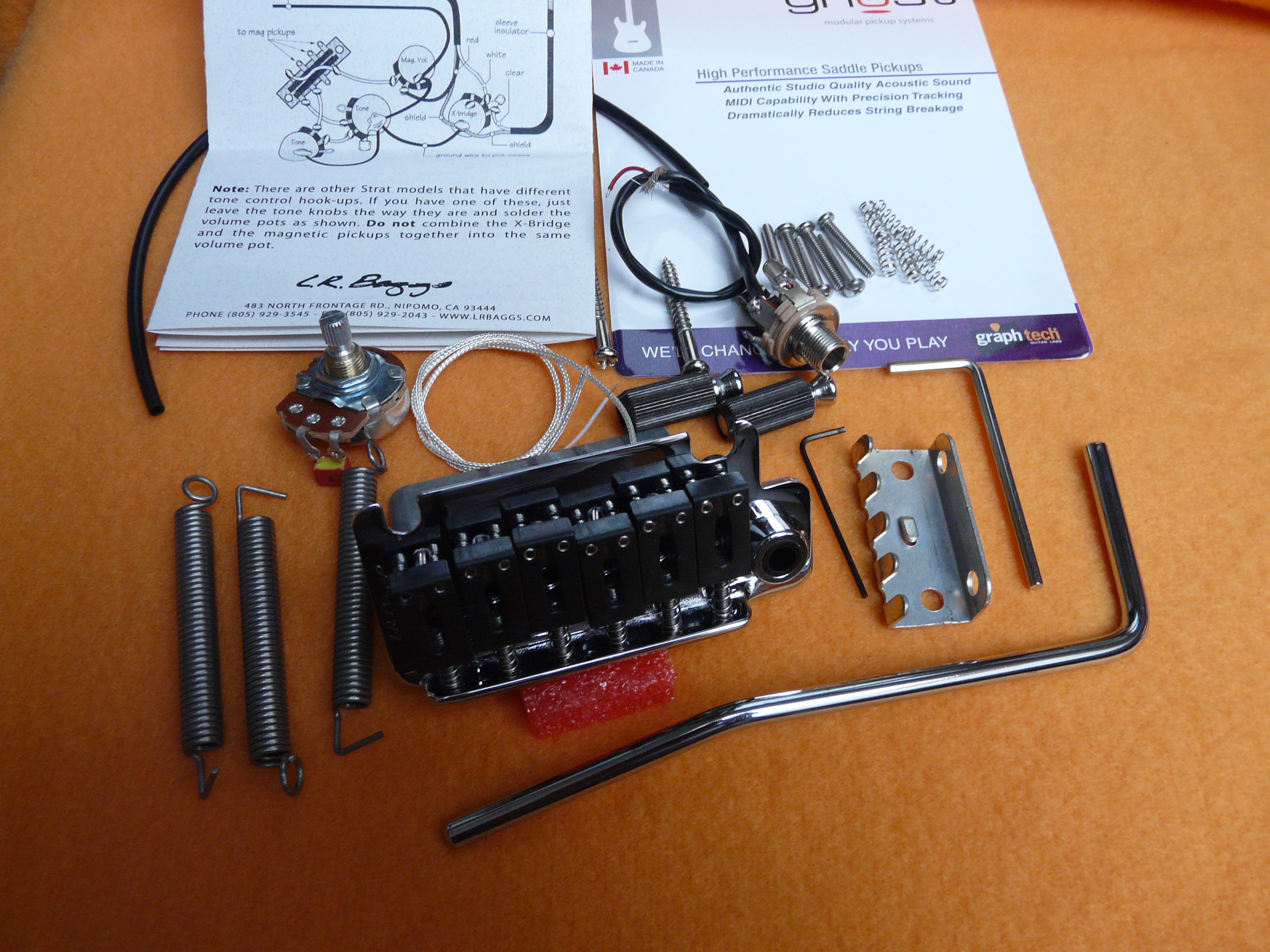 Photo Graph Tech GHOST (MODULAR PICKUP SYSTEM) : Graph Tech GHOST ...