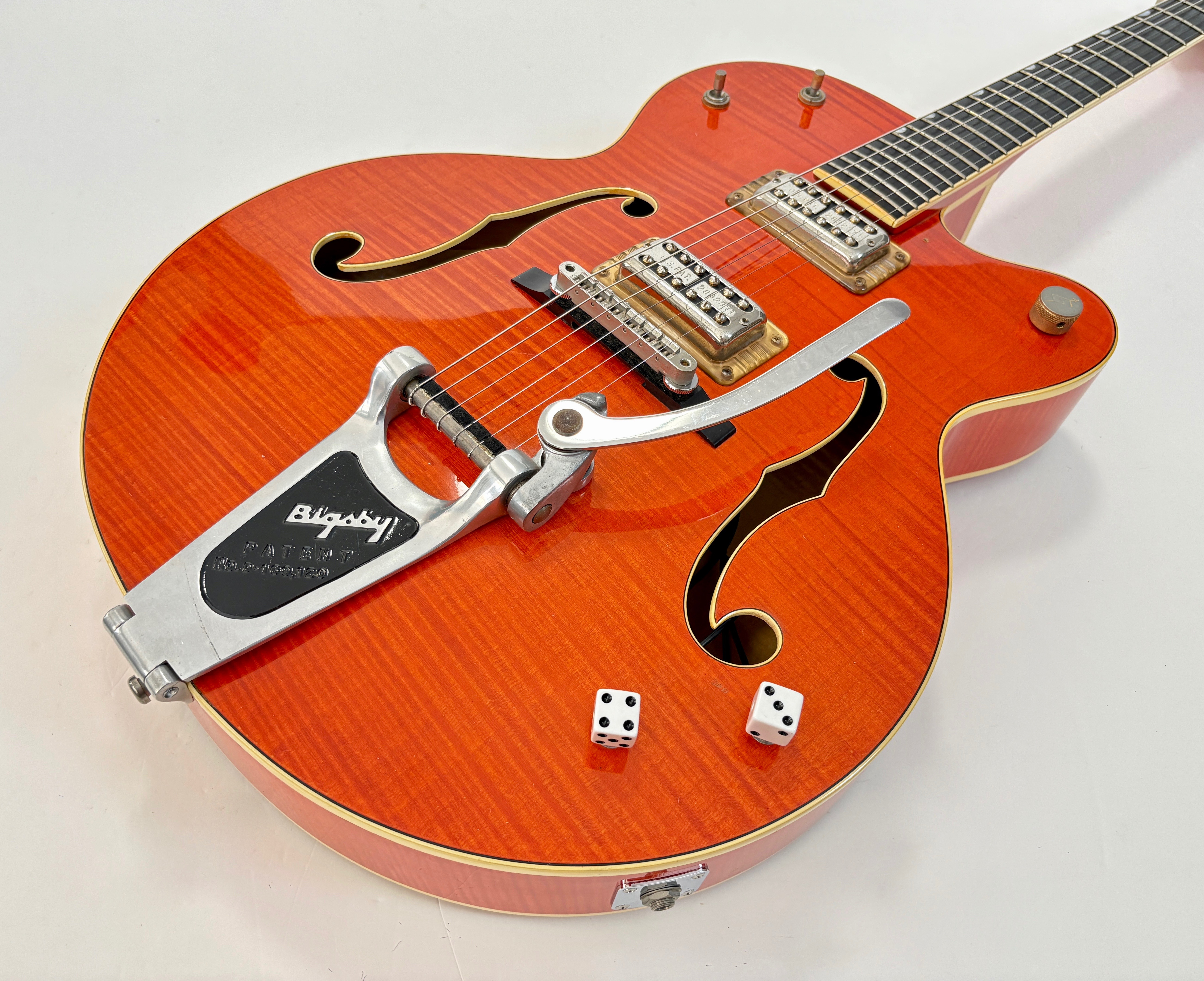 Gretsch G6120SSU Brian Setzer Nashville 1993 Orange occasion (Provence ...