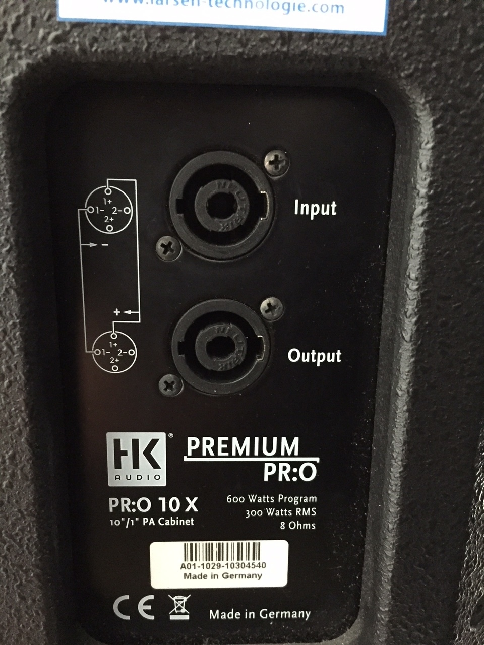 PR:O 10 X - HK Audio PR:O 10 X - Audiofanzine