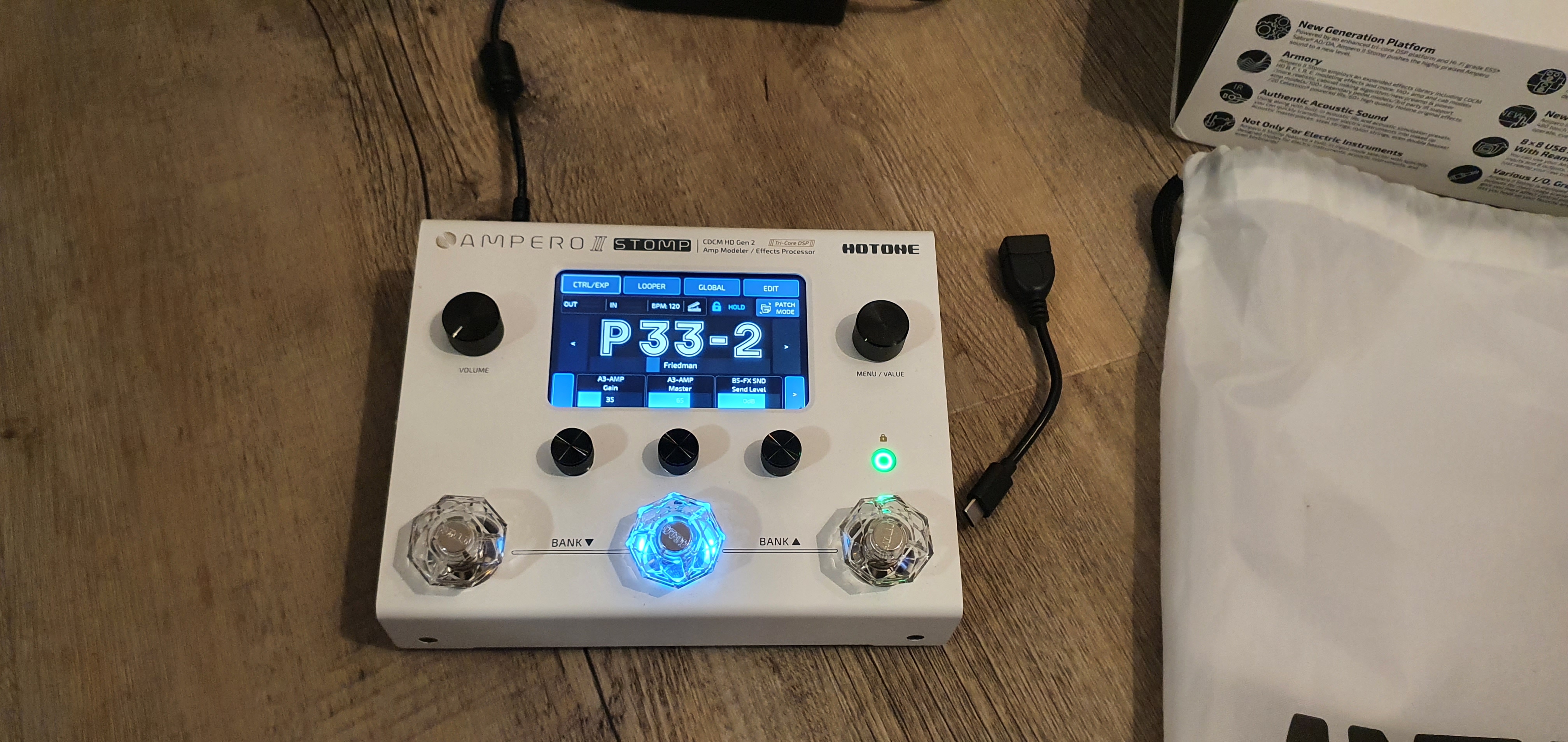 Ampero II Stomp - Hotone Audio Ampero II Stomp - Audiofanzine