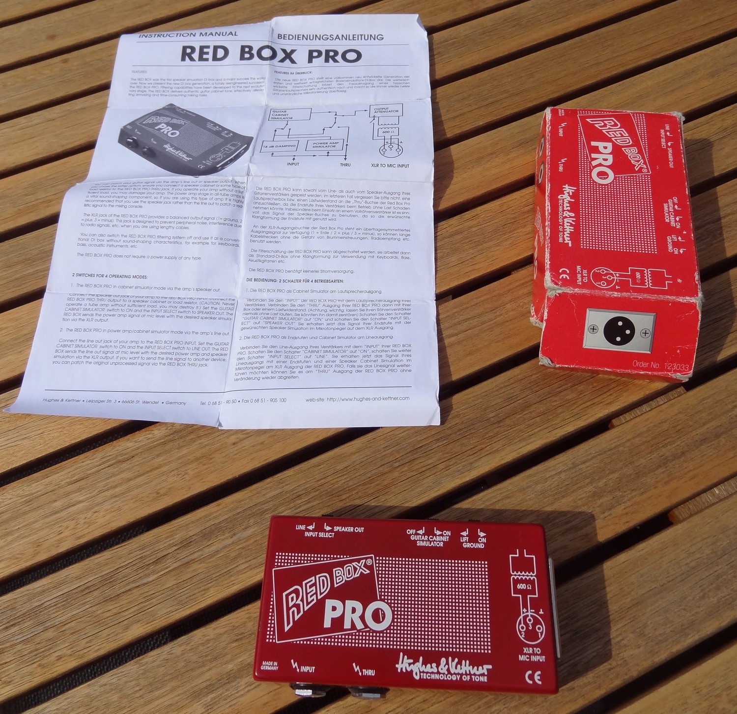 Red Box Pro - Hughes & Kettner Red Box Pro - Audiofanzine