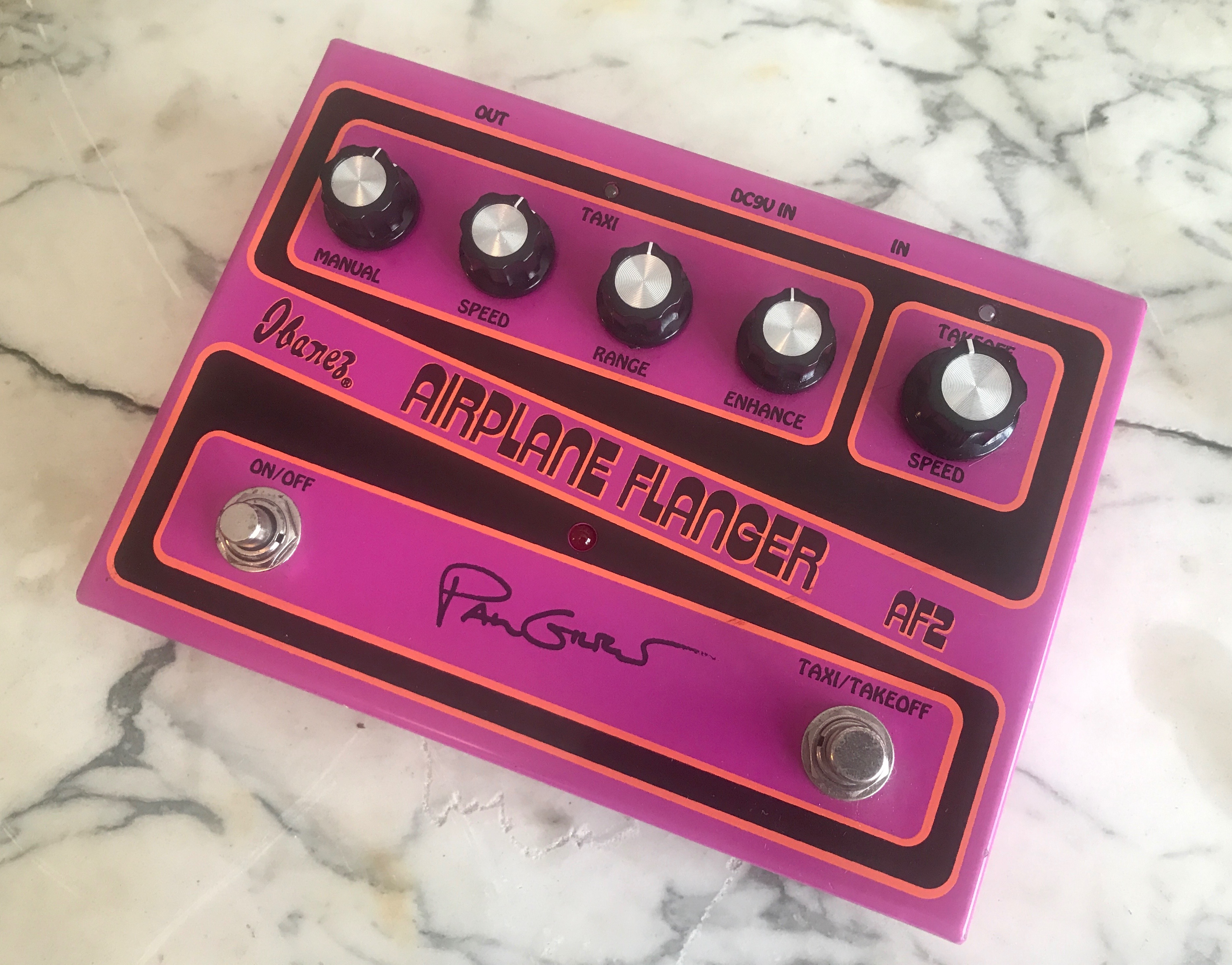 AF2 Airplane Flanger - Paul Gilbert Signature Flanger Ibanez - Audiofanzine
