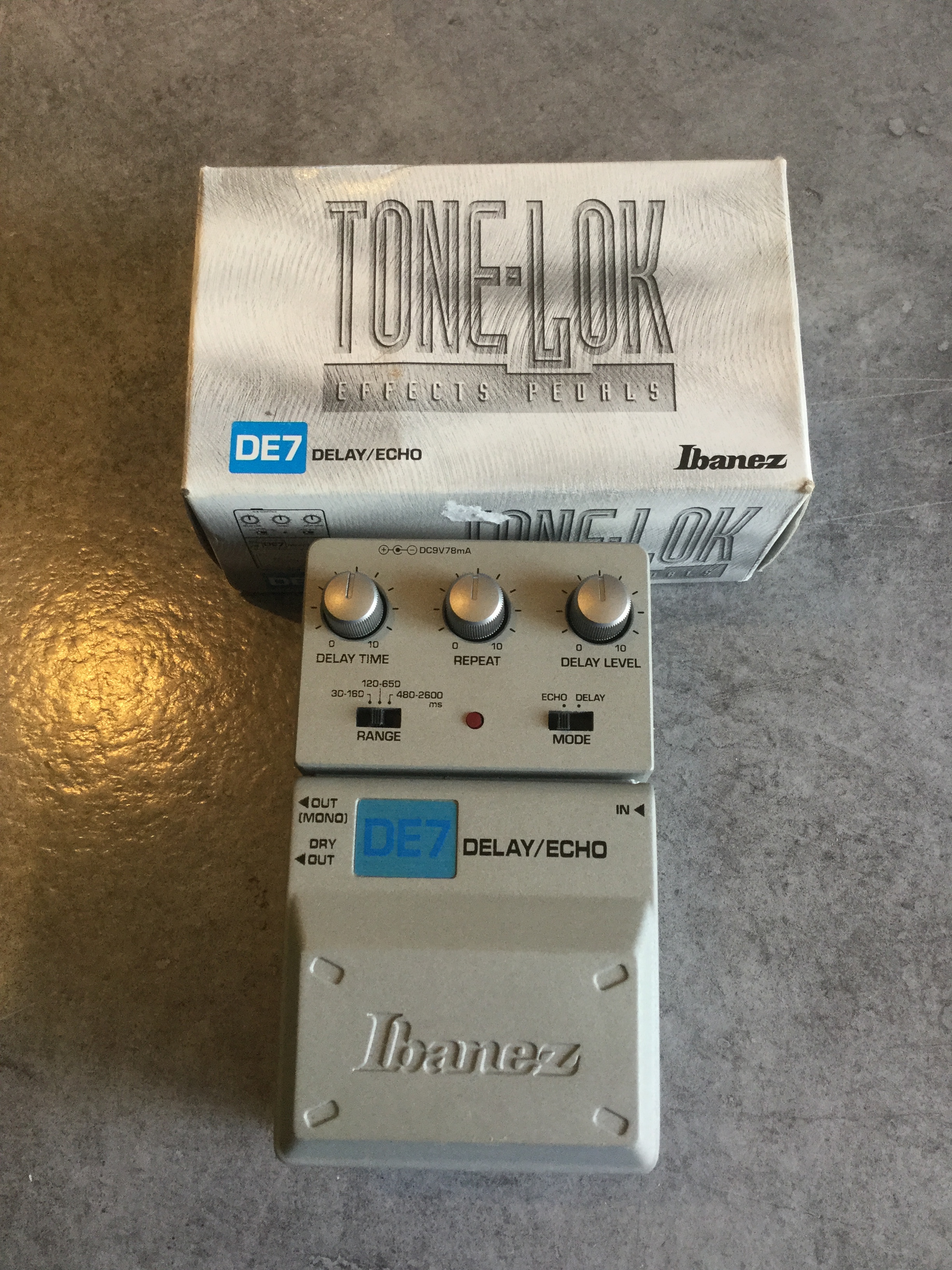 DE7 STEREO DELAY/ECHO - Ibanez DE7 Stereo Delay/Echo - Audiofanzine