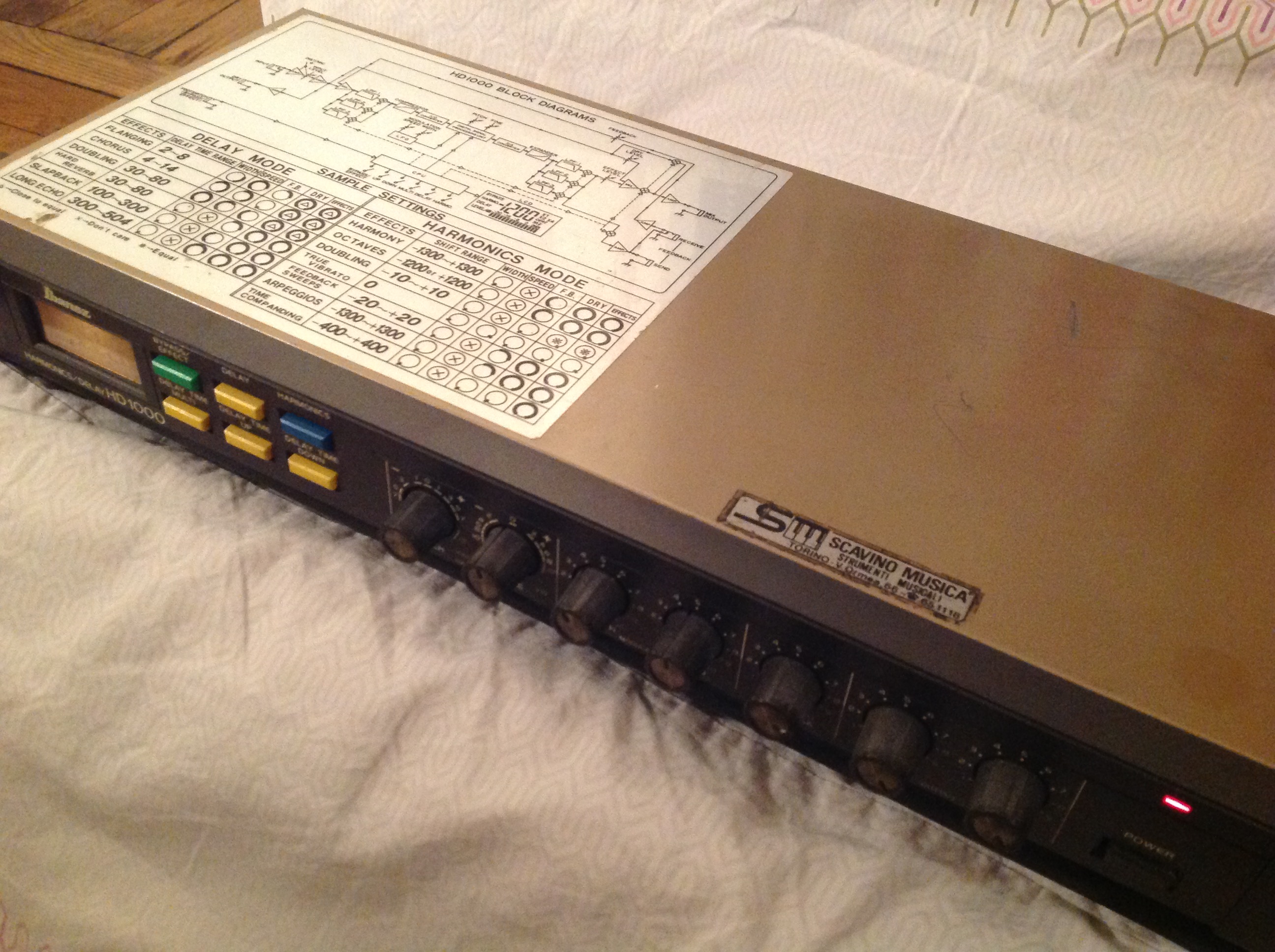 HD-1000 HARMONICS/DELAY - Ibanez HD-1000 Harmonics/Delay - Audiofanzine