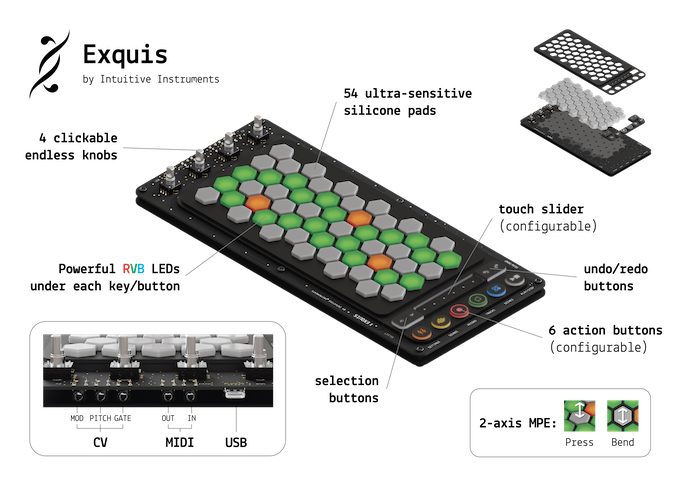 Exquis - Intuitive Instruments Exquis - Audiofanzine