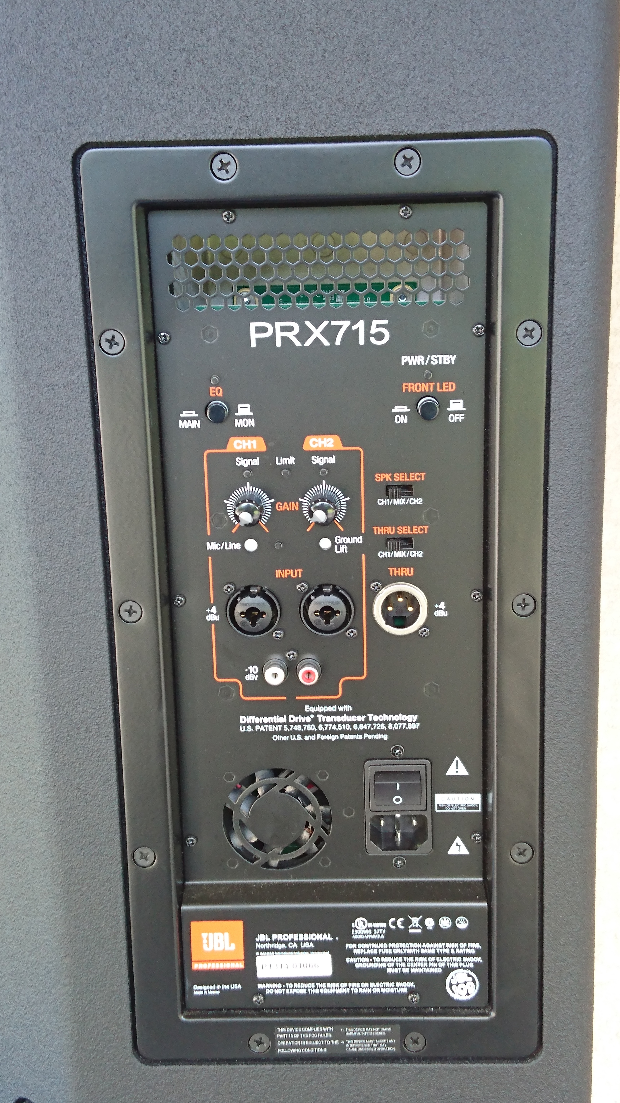PRX715 - JBL PRX715 - Audiofanzine