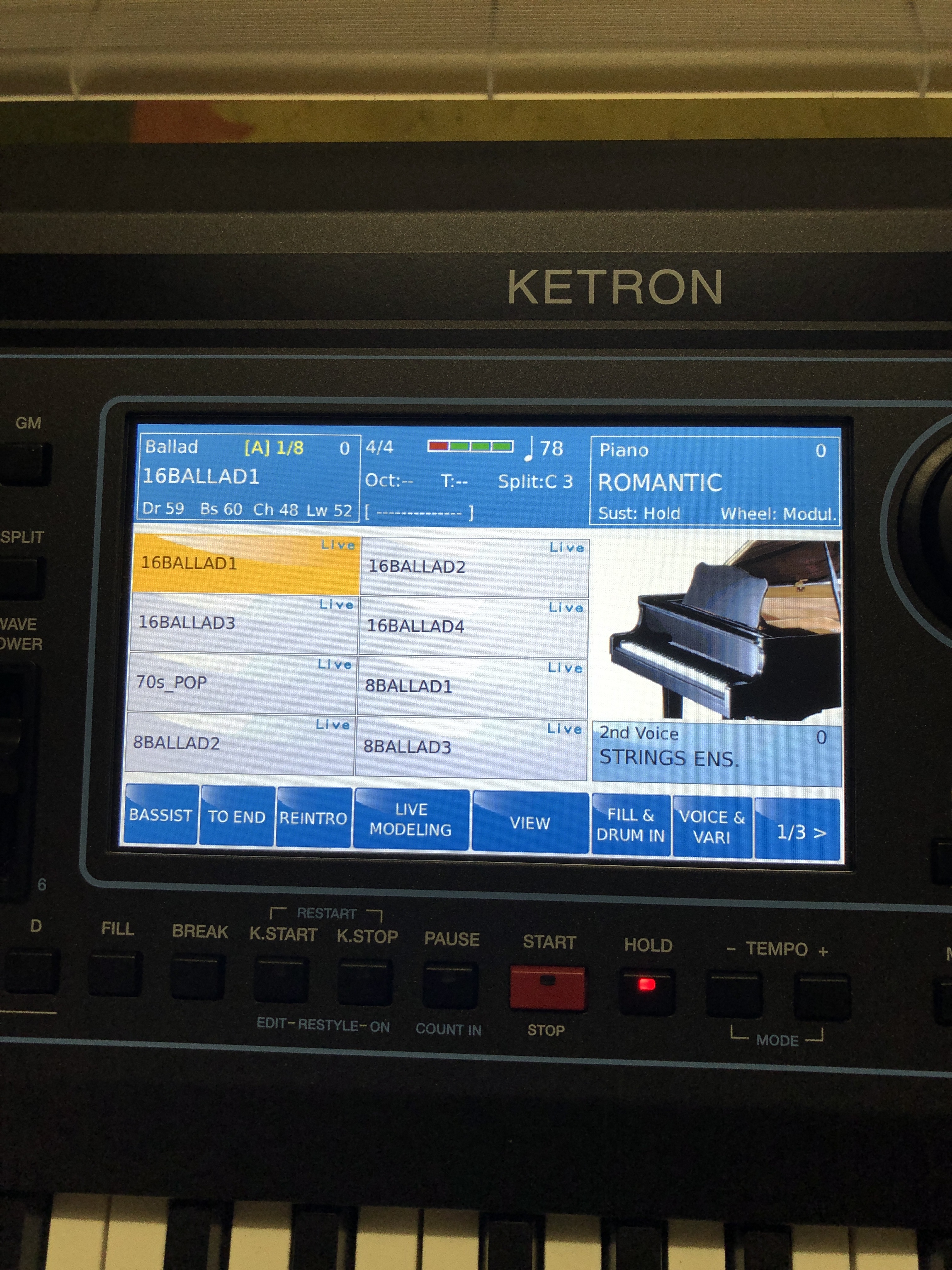 SD9 - Ketron SD9 - Audiofanzine