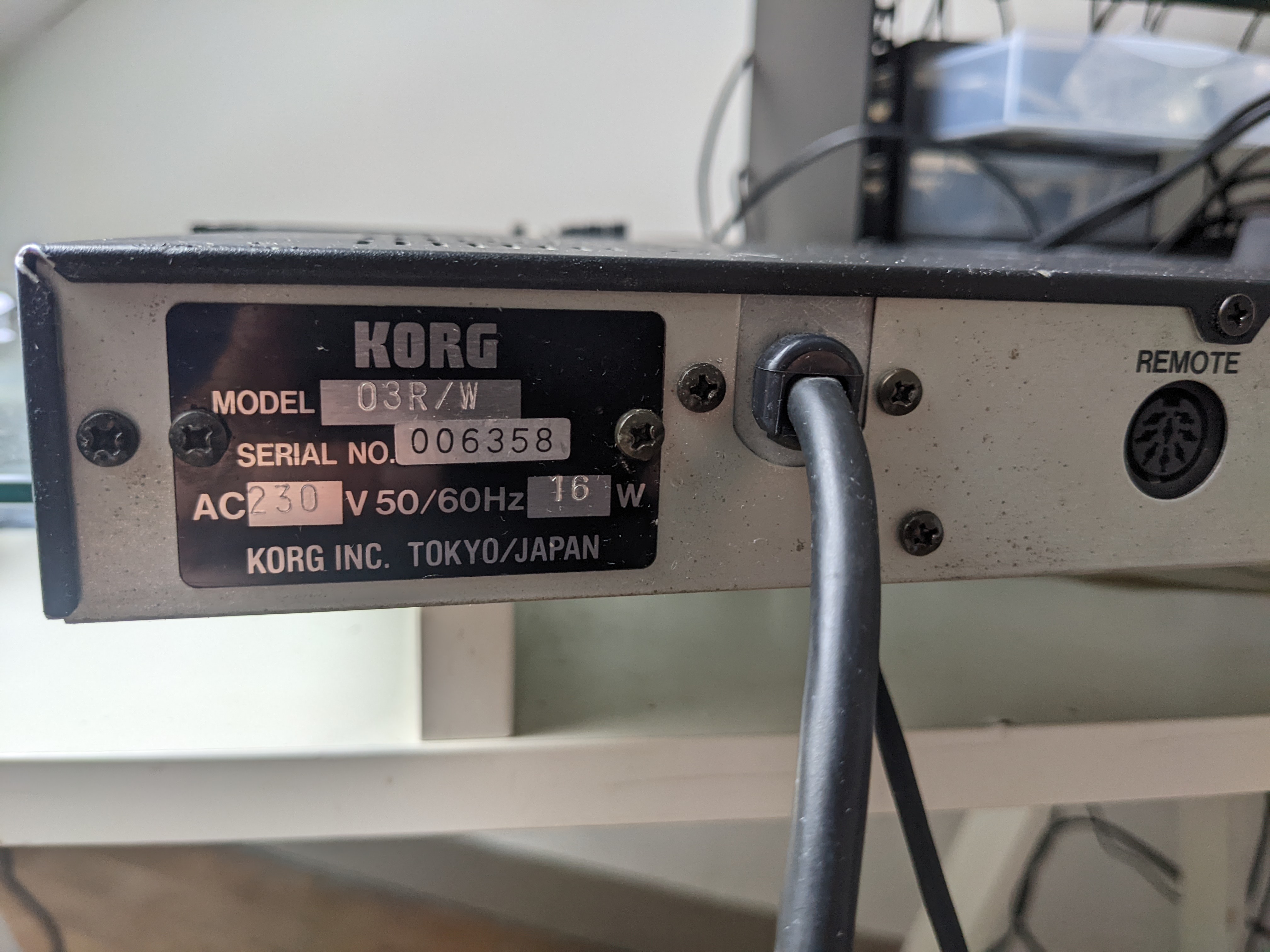 03R/W - Korg 03R/W - Audiofanzine