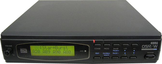 05R/W - Korg 05R/W - Audiofanzine