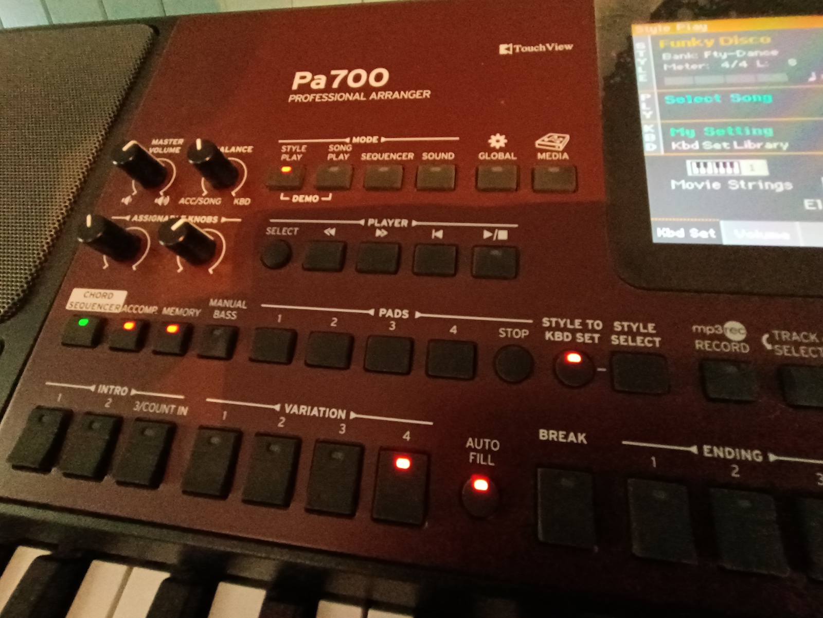Pa700 - Korg Pa700 - Audiofanzine
