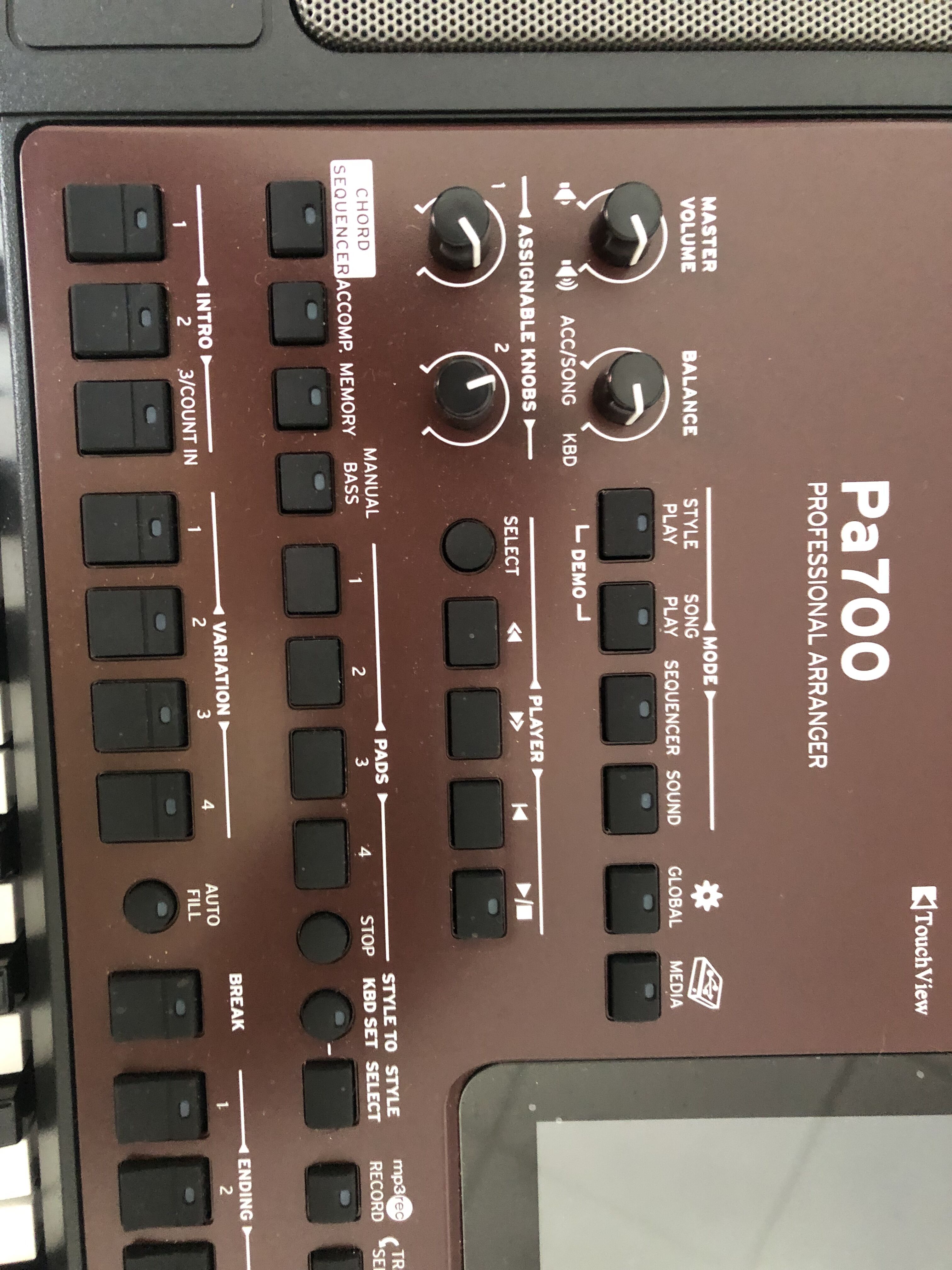 Pa700 - Korg Pa700 - Audiofanzine