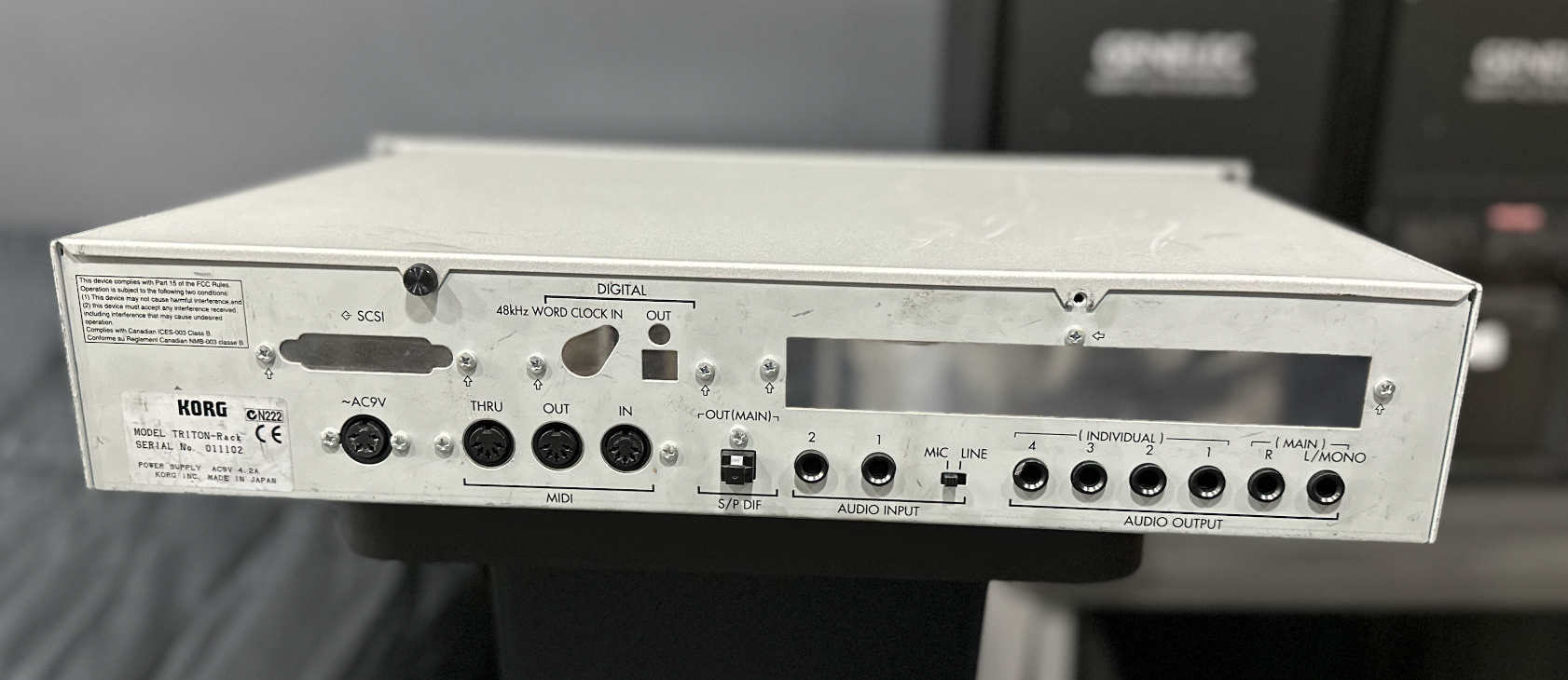 Triton Rack - Korg Triton Rack - Audiofanzine