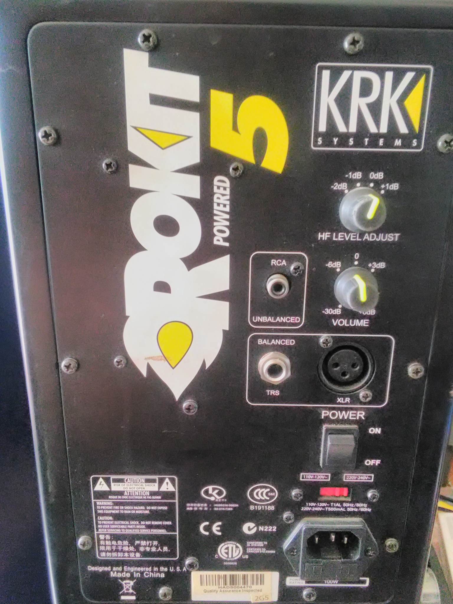 Rokit Powered 5 - KRK Rokit Powered 5 - Audiofanzine