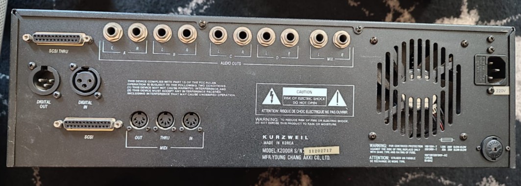 K2000R - Kurzweil K2000R - Audiofanzine