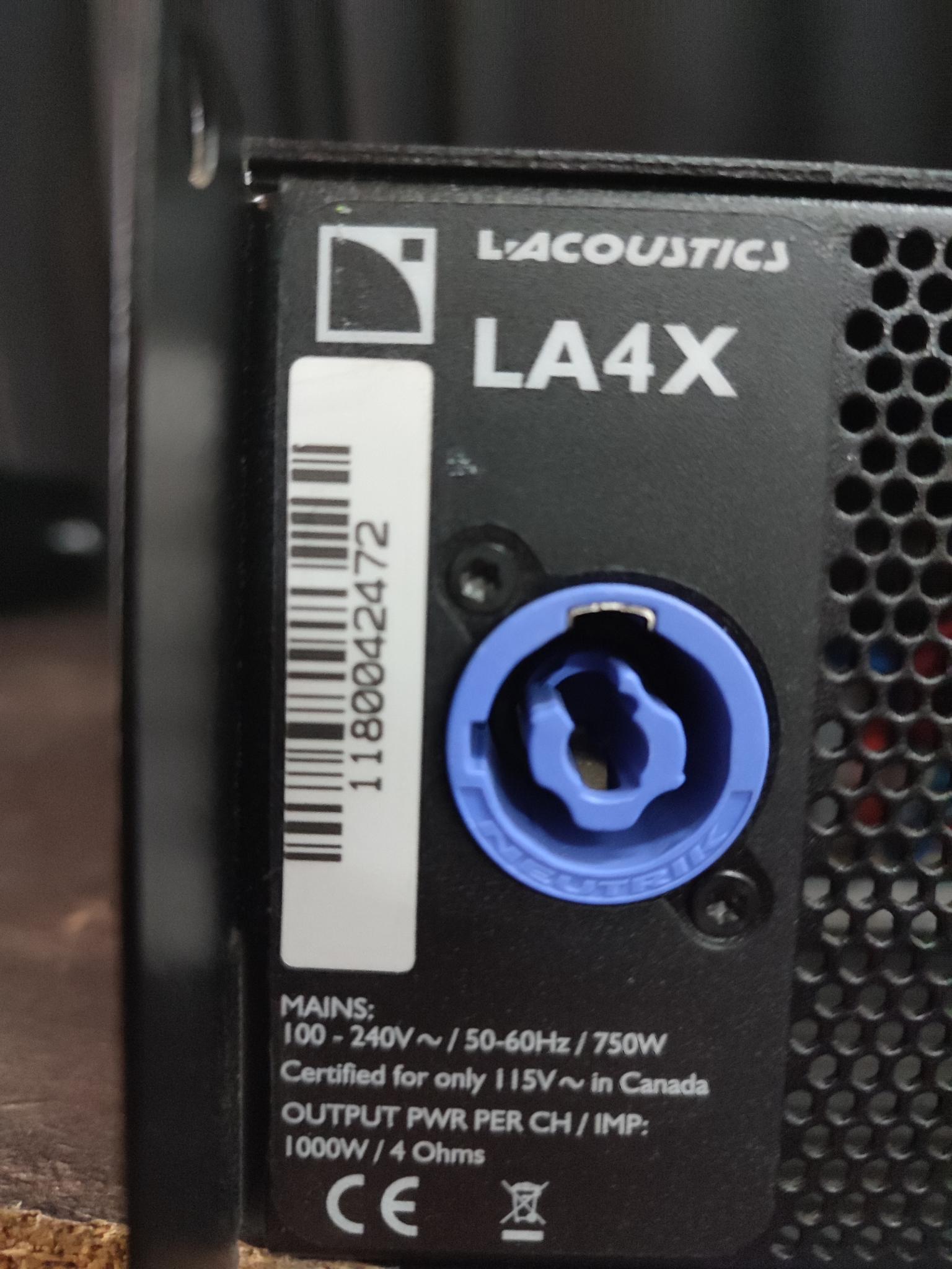 LA4X - L-Acoustics LA4X - Audiofanzine