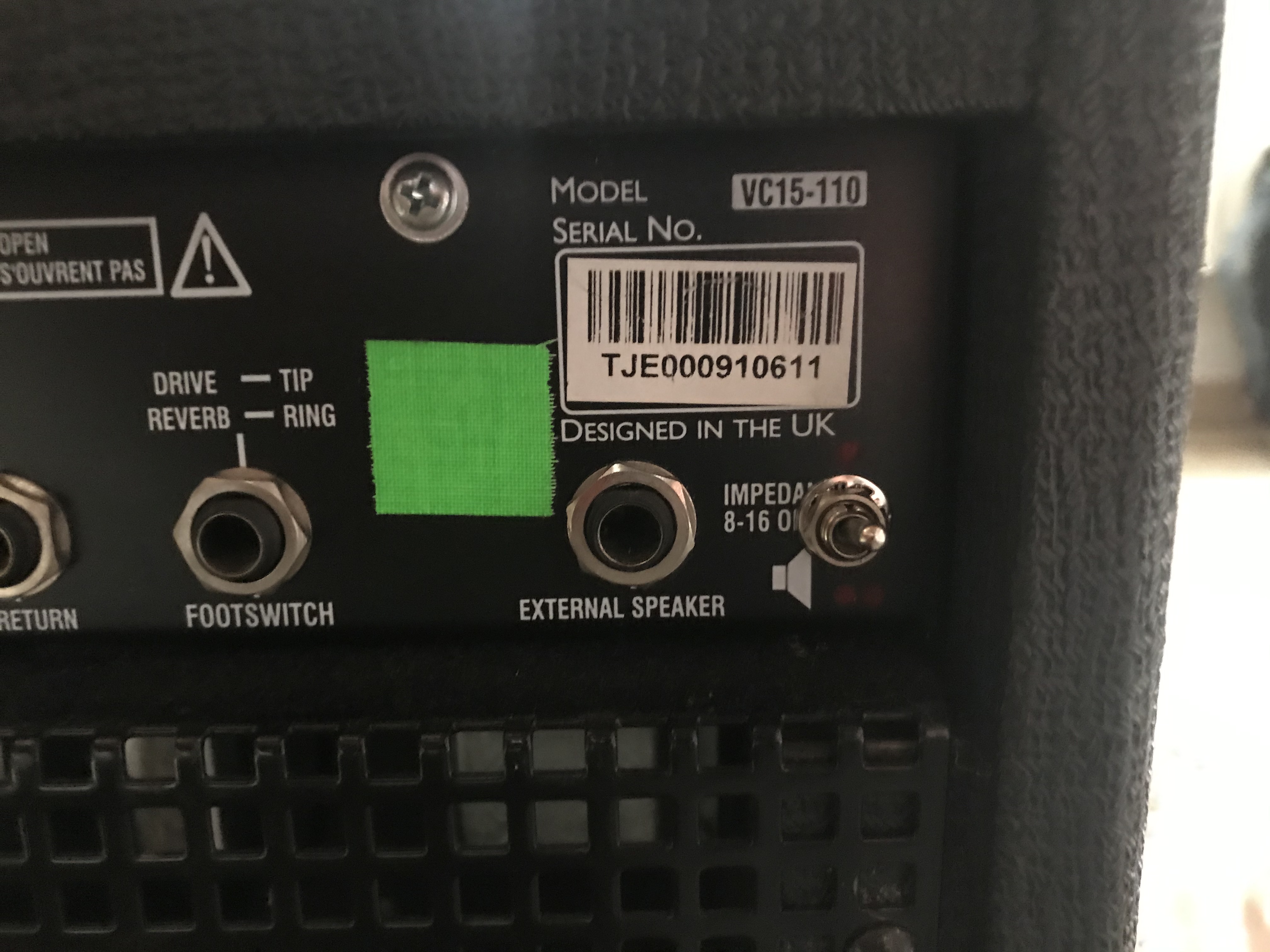 VC15-110 - Laney VC15-110 - Audiofanzine